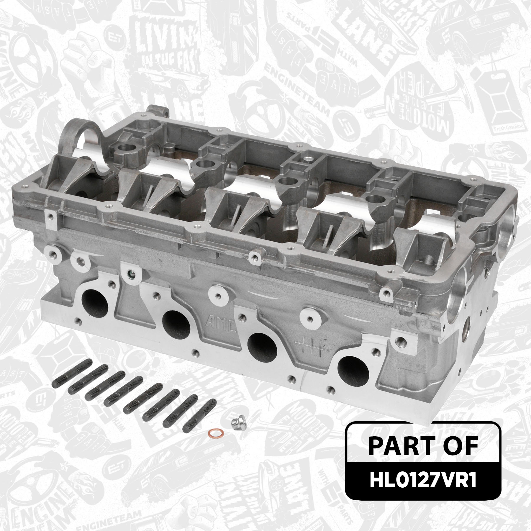 Cylinder Head set - HL0127VR1 ET ENGINETEAM - 03G103264BX, 03G103264EX ...