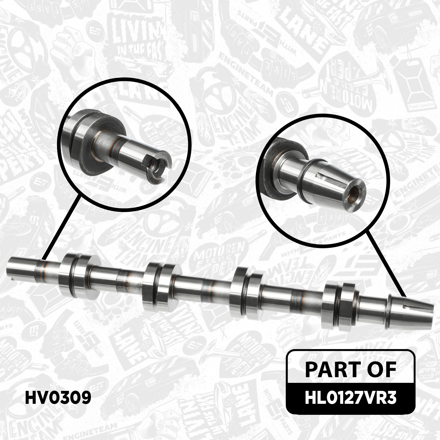 Cylinder Head set - HL0127VR3 ET ENGINETEAM - 03G103264BX, 03G103264EX ...