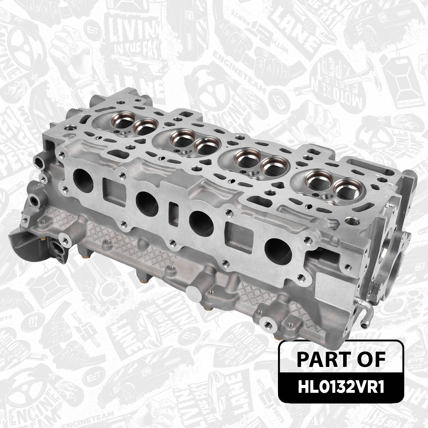 Cylinder Head set - HL0132VR1 ET ENGINETEAM - 1700101, 31460680 ...