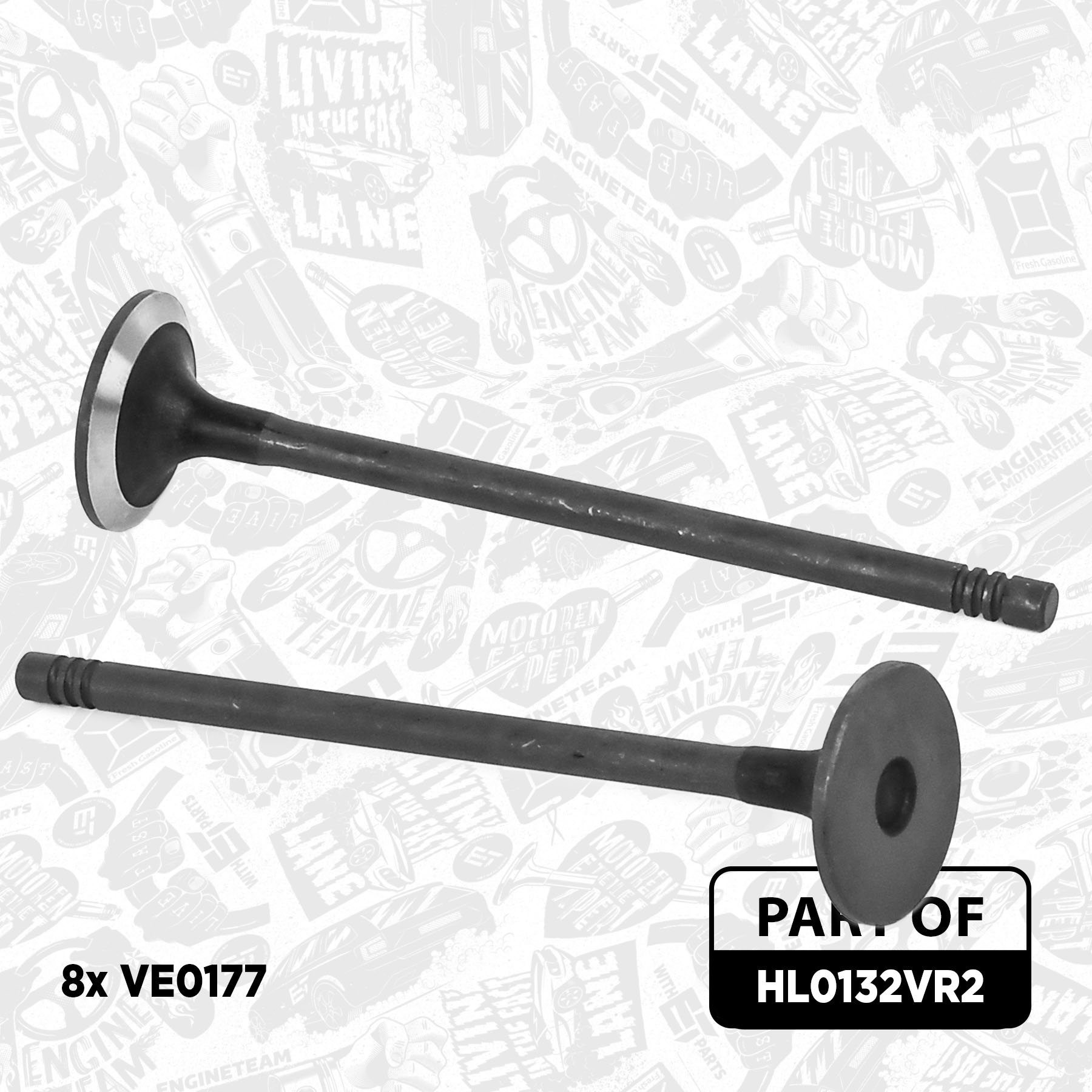 Cylinder Head set - HL0132VR2 ET ENGINETEAM - 1700101, 31460680 ...