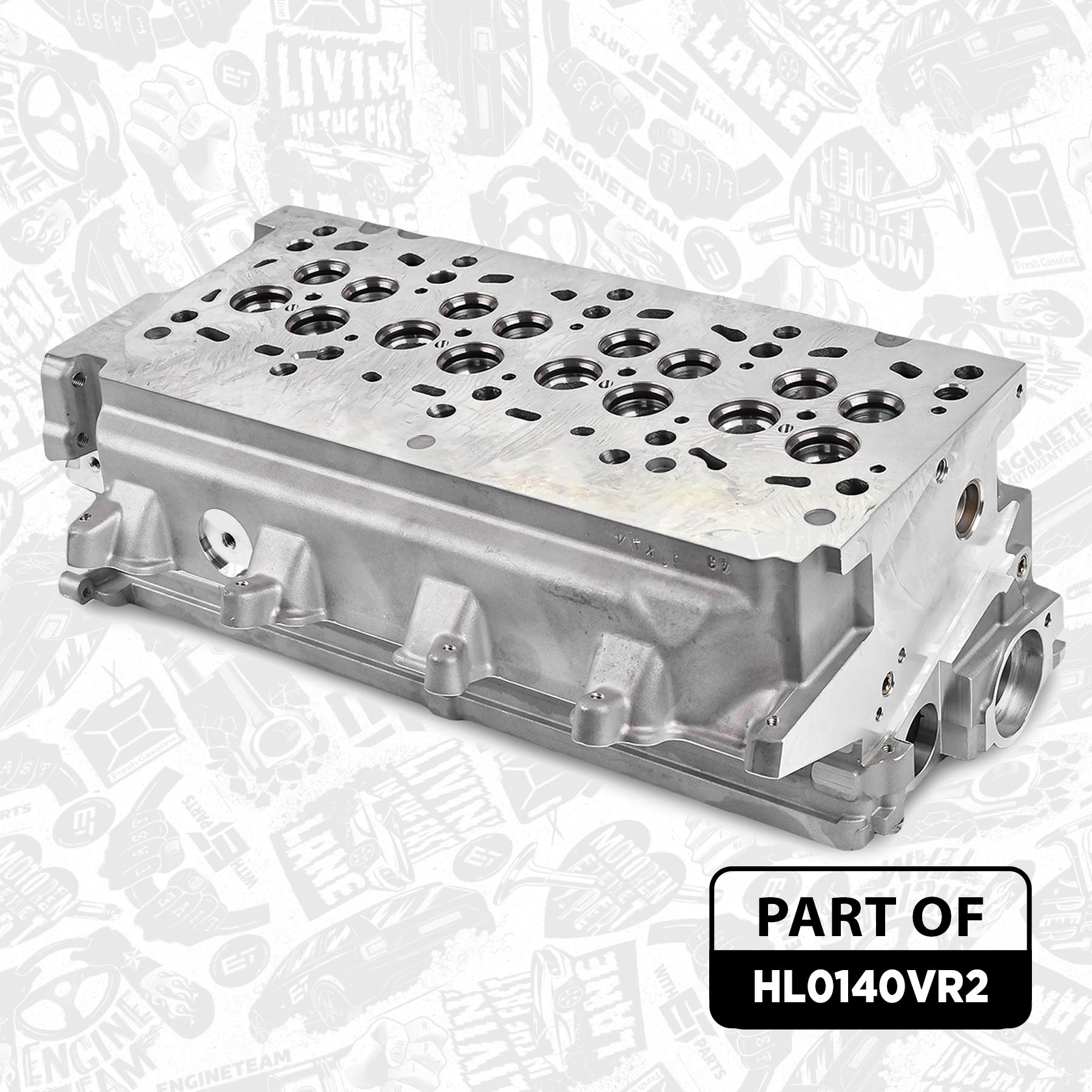 Cylinder Head set - HL0140VR2 ET ENGINETEAM - 03L109022D, 059109417F ...