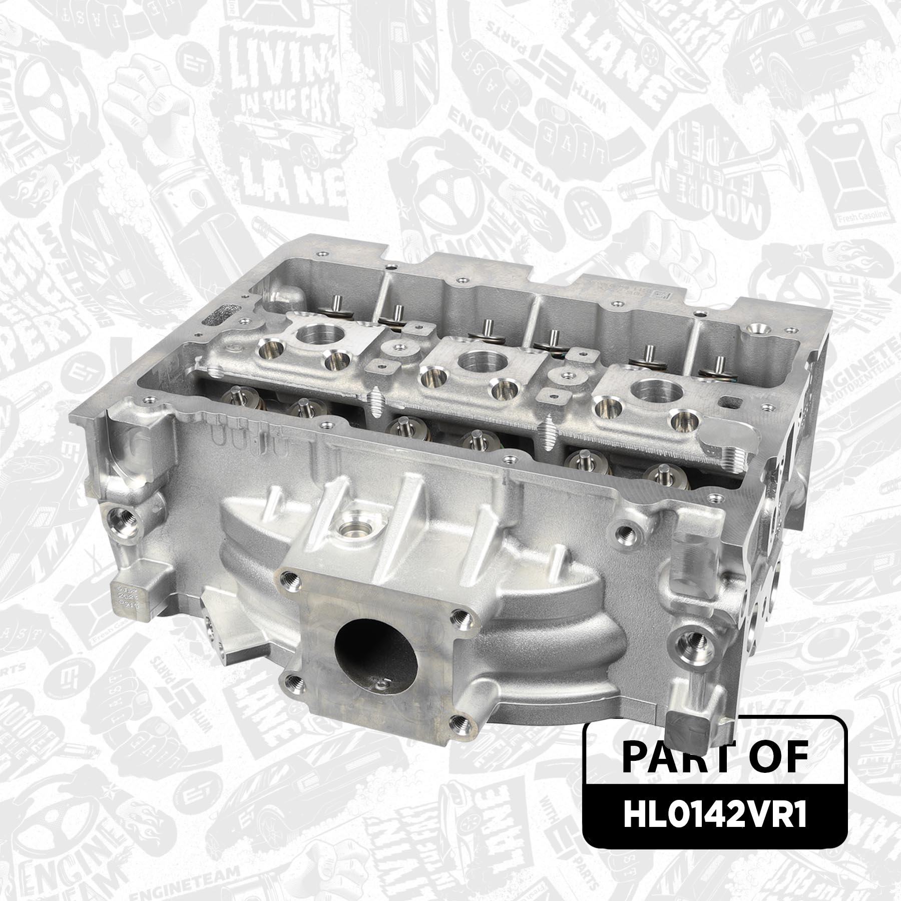 Cylinder Head - HL0142VR1 ET ENGINETEAM - 04C103063K, 04C103063N ...