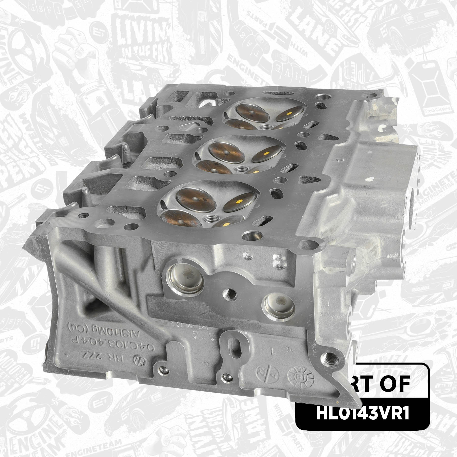 Repair kit, cylinder head - HL0143VR1 ET ENGINETEAM - 04C103063AB ...