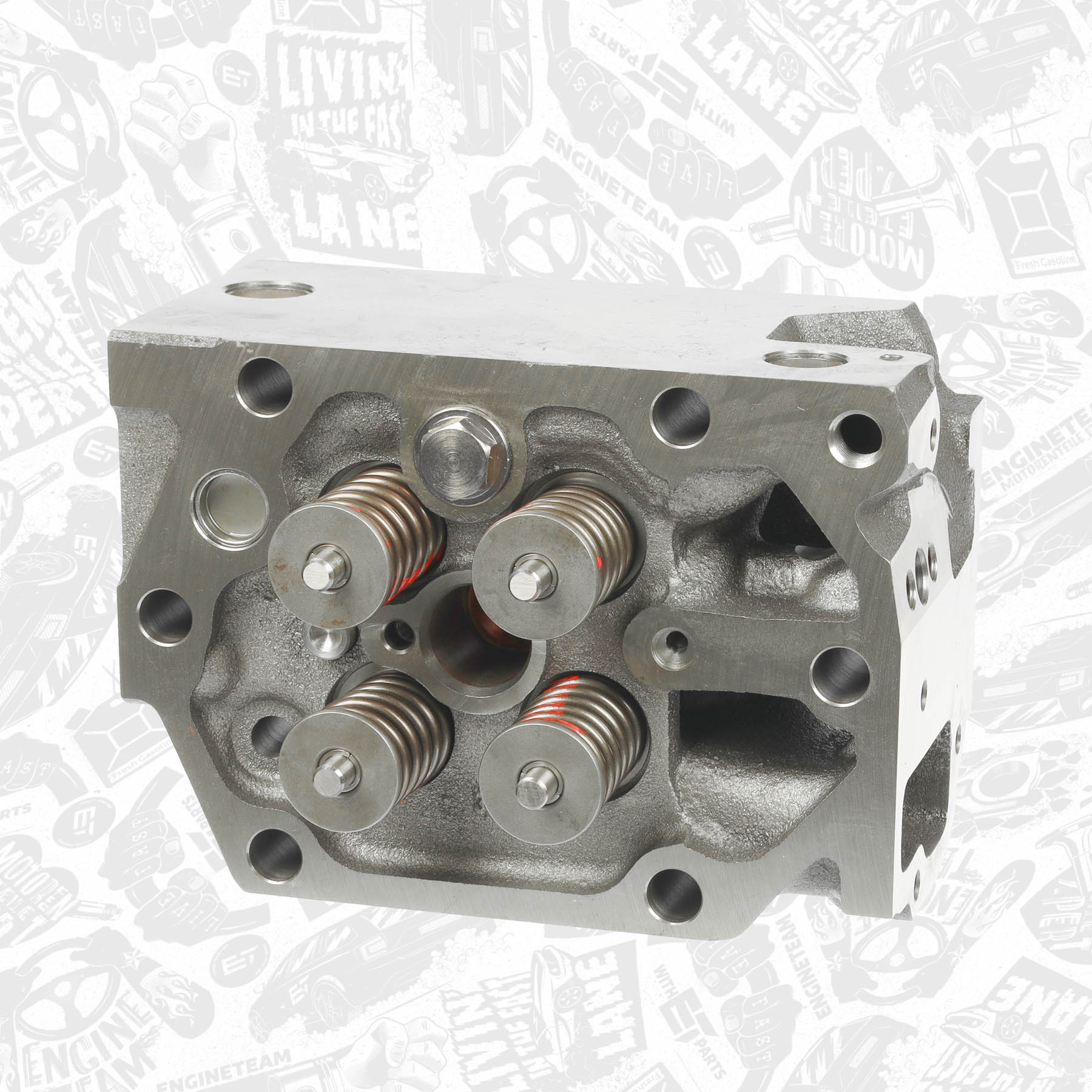 Cylinder Head + valves - HL9099 ET ENGINETEAM - 51.03101.6824, 51.03100 ...