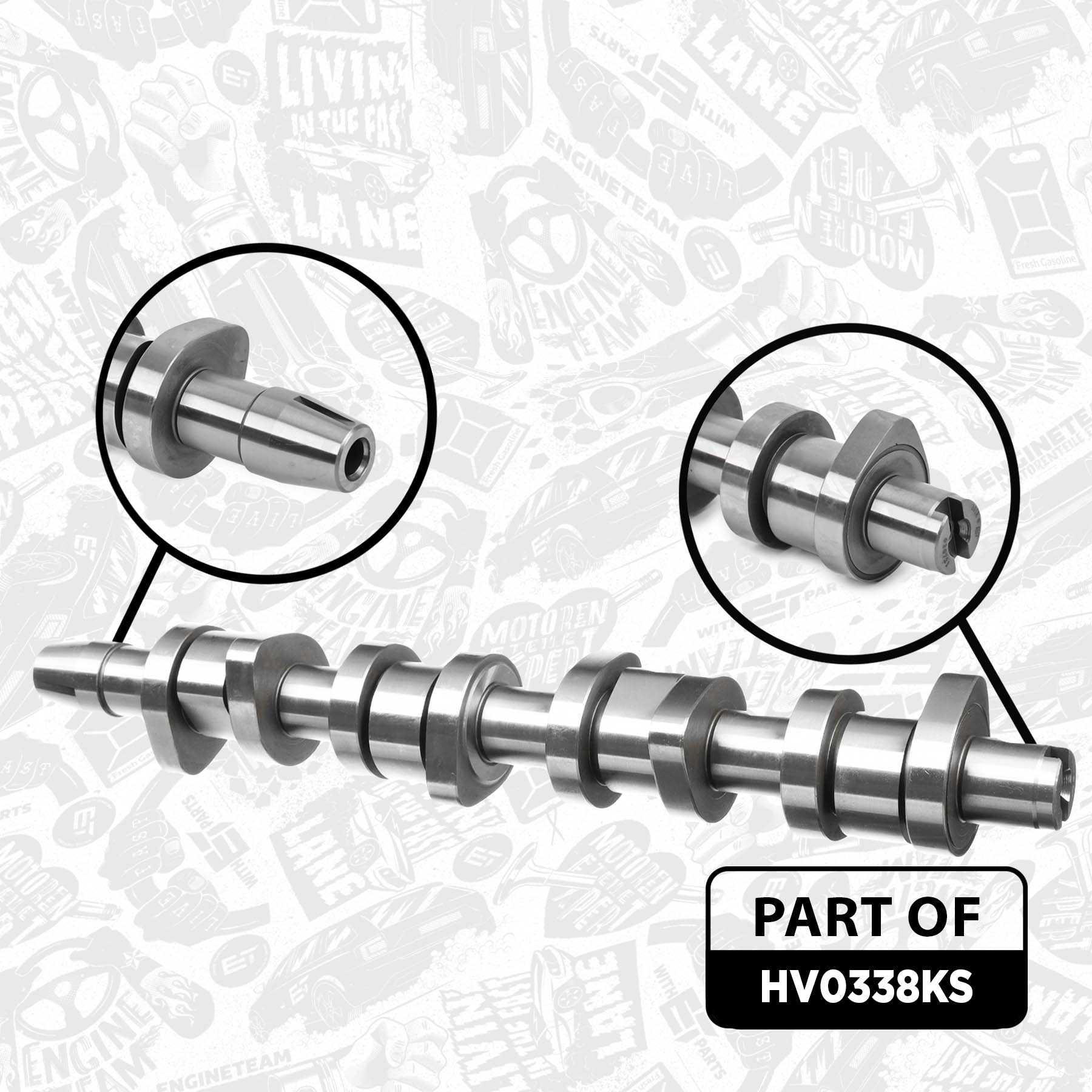 Camshaft Kit - HV0338KS ET ENGINETEAM - 038109101R, 038103714 ...