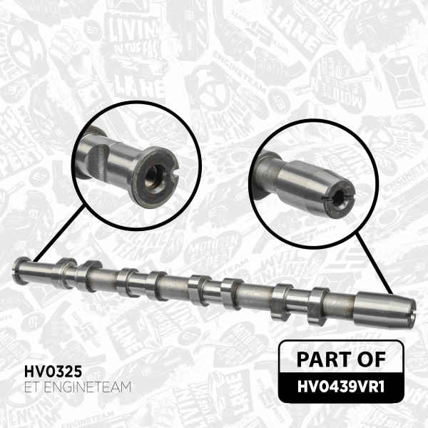 Camshaft Kit - HV0439VR1 ET ENGINETEAM - 06F109102B, 06F109102E ...