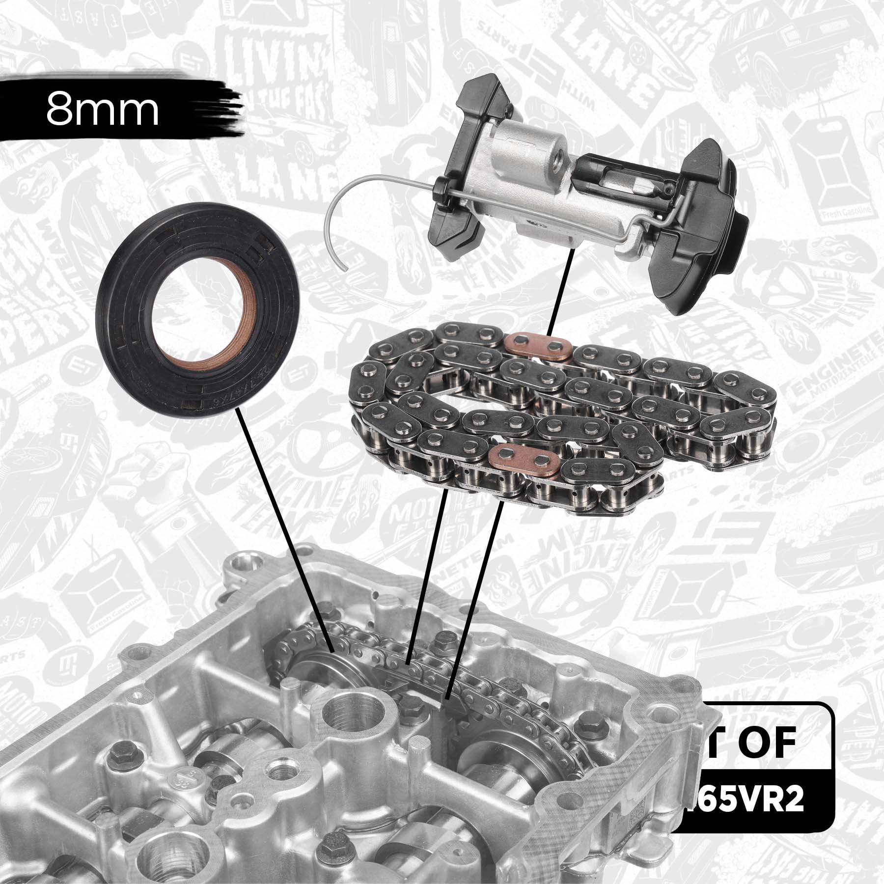 Camshaft Kit - HV0465VR2 ET ENGINETEAM - 9823920080, JX6Q6E262BA ...