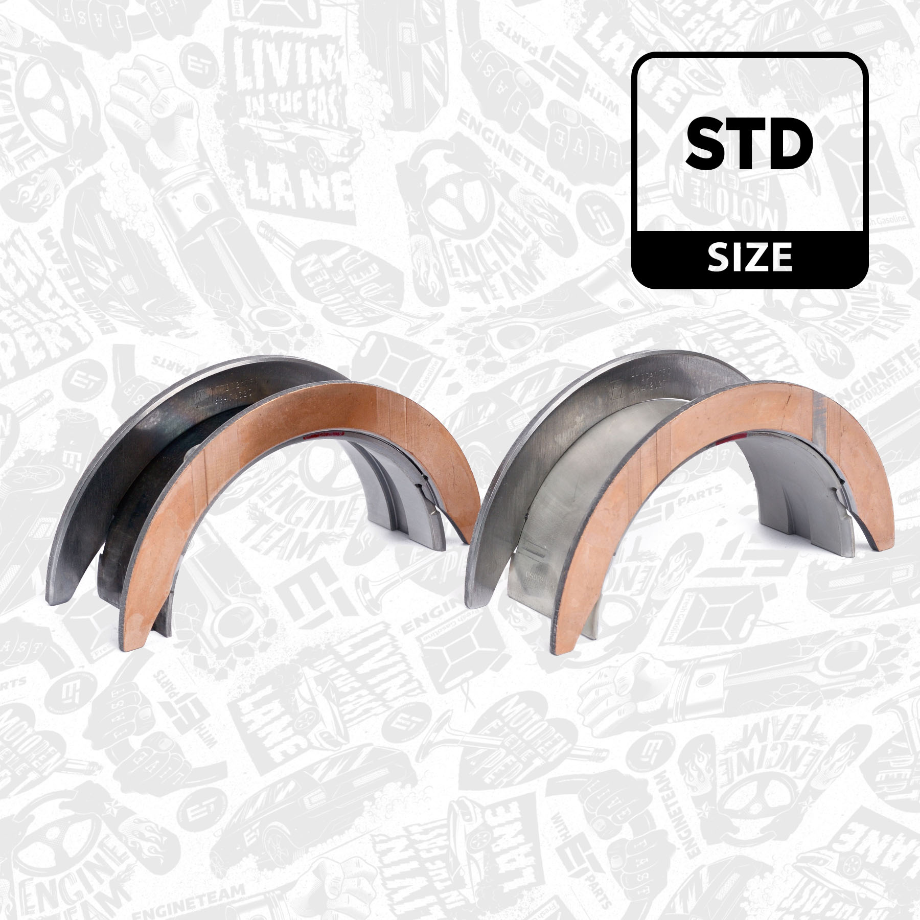 Thrust Washer, crankshaft - LA000100 ET ENGINETEAM - 2995997, 2996966 ...