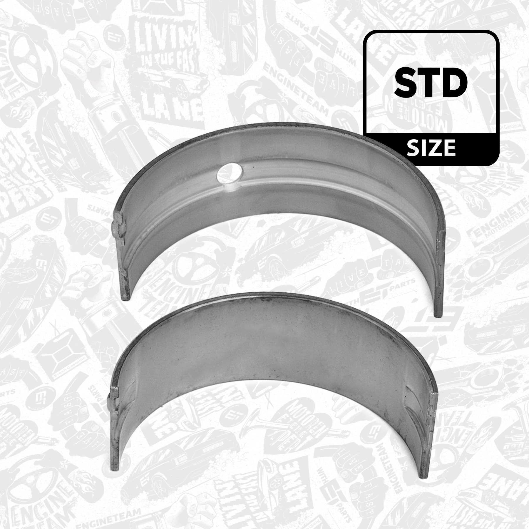 Crankshaft Bearing - LH000600 ET ENGINETEAM - 2992137, 2996972, 160380 ...