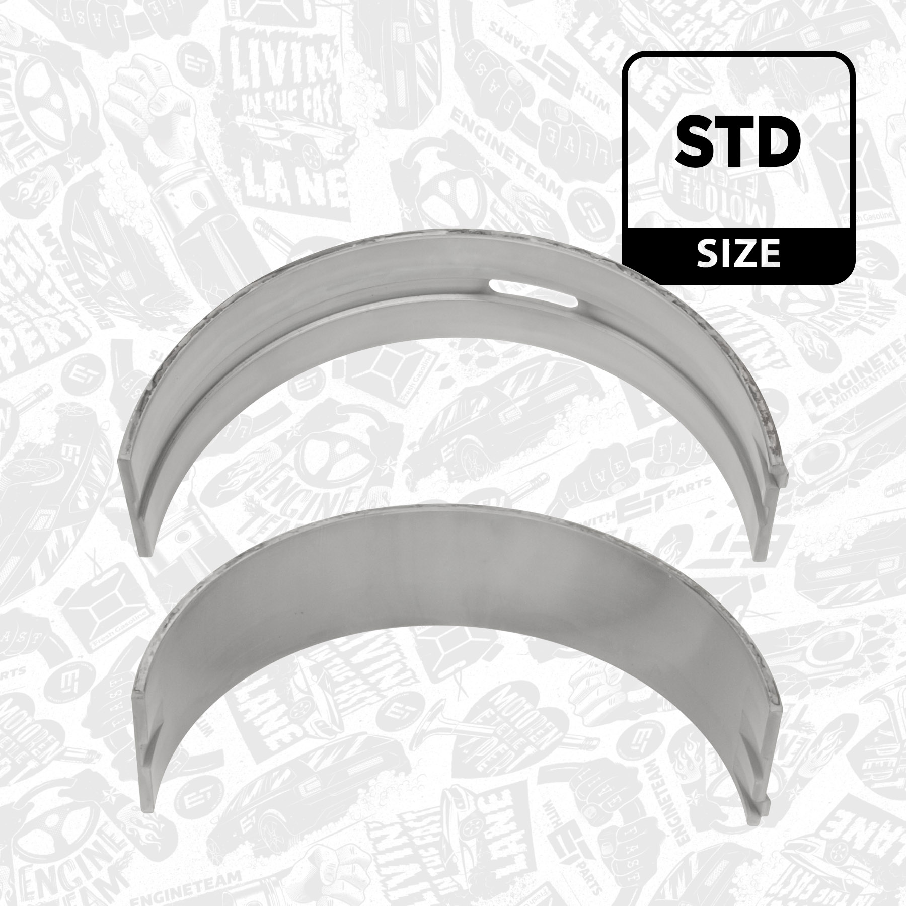 Crankshaft Bearing - LH001600 ET ENGINETEAM - 1792338, 1792336, 1789559 ...