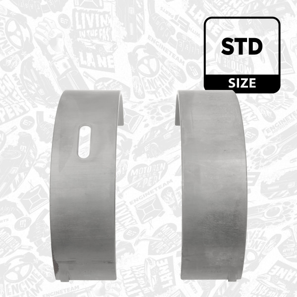 Crankshaft Bearing - LH001600 ET ENGINETEAM - 1792338, 1792336, 1789559 ...