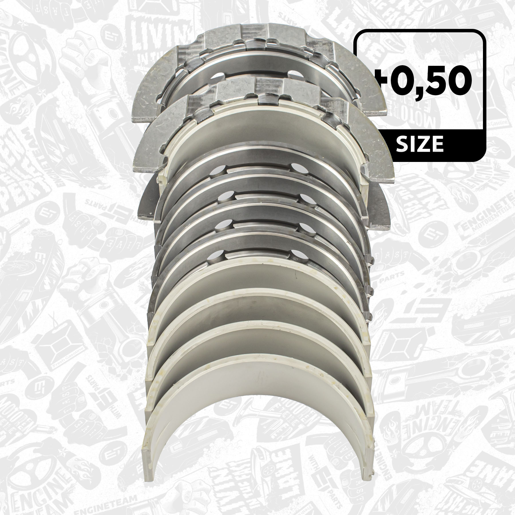 Hlavní ložiska klikového hřídele - LH003750 ET ENGINETEAM - 77951620 ...