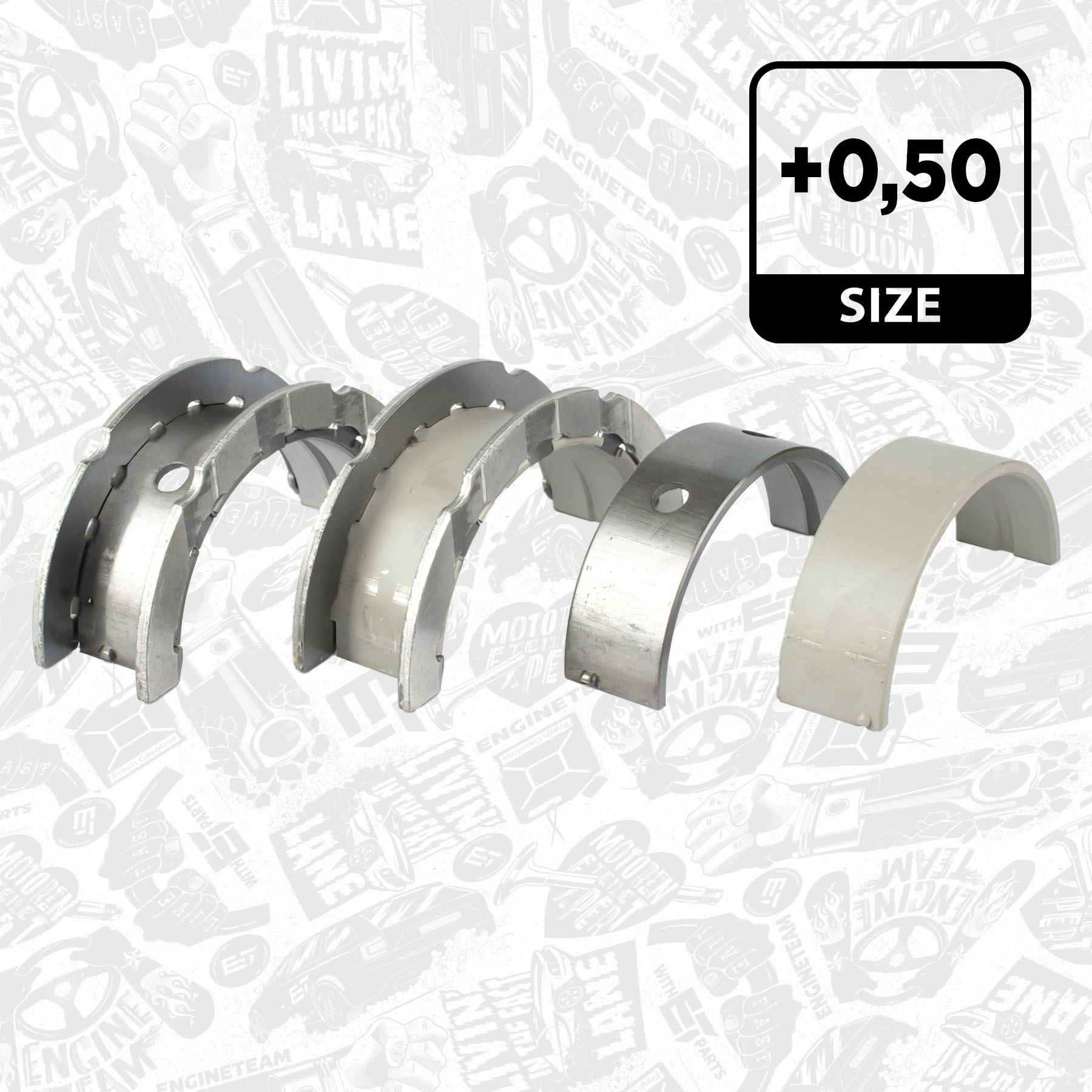 Hlavní ložiska klikového hřídele - LH003750 ET ENGINETEAM - 77951620 ...