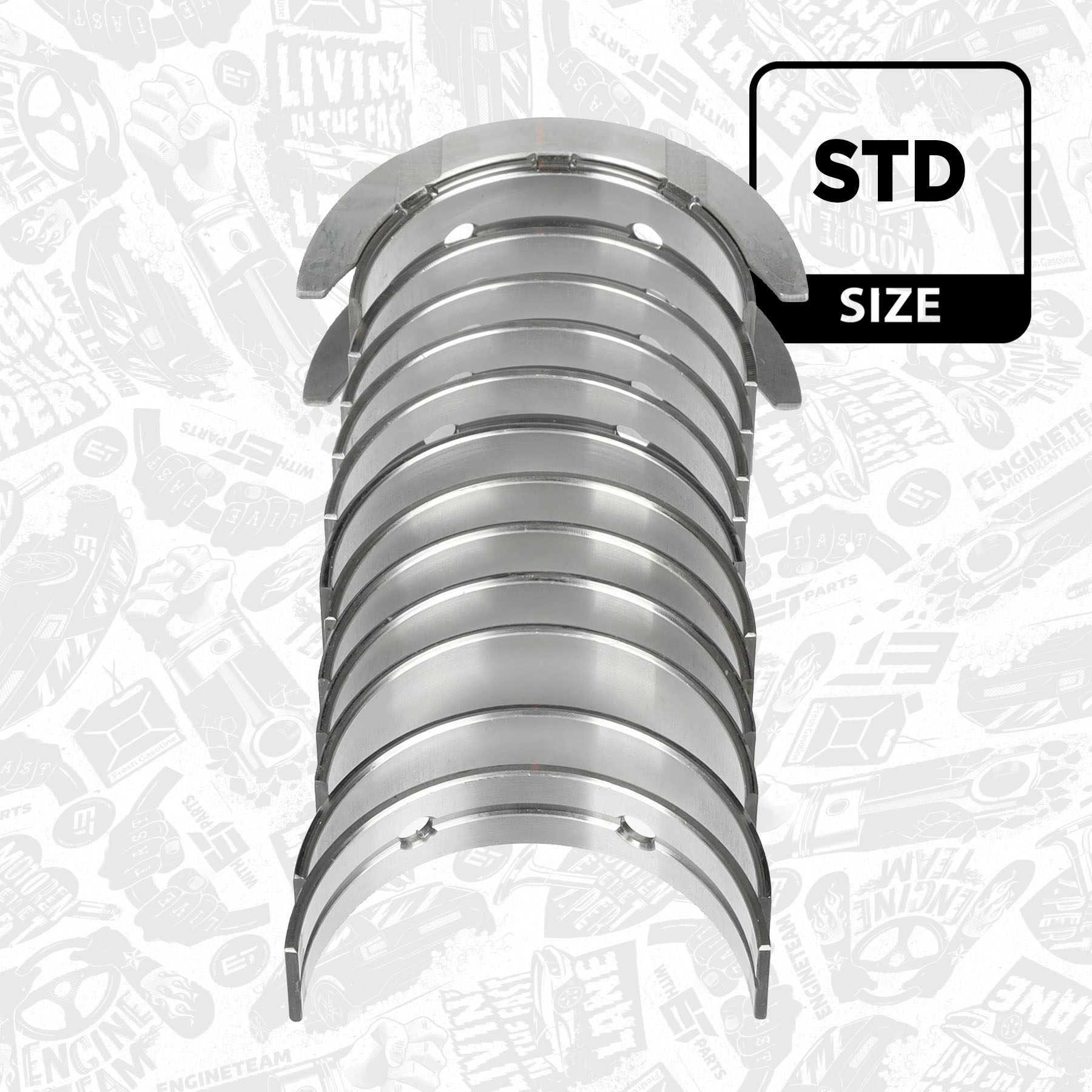 Crankshaft Bearing Set - LH007200 ET ENGINETEAM - AB39-62371-AB ...