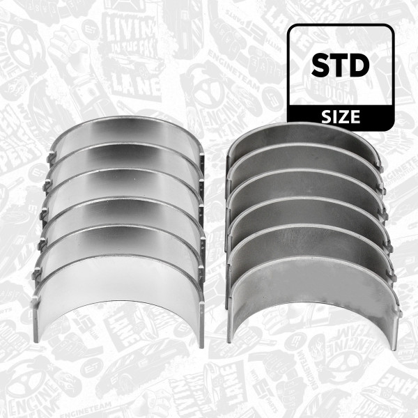 Connecting Rod Bearing Set - 77952600 KOLBENSCHMIDT - 71-4805STD | K ...