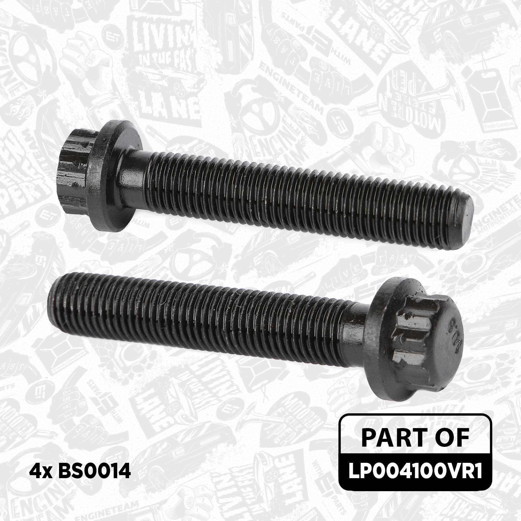 Connecting Rod Bearing - LP004100VR1 ET ENGINETEAM - 045105701 ...