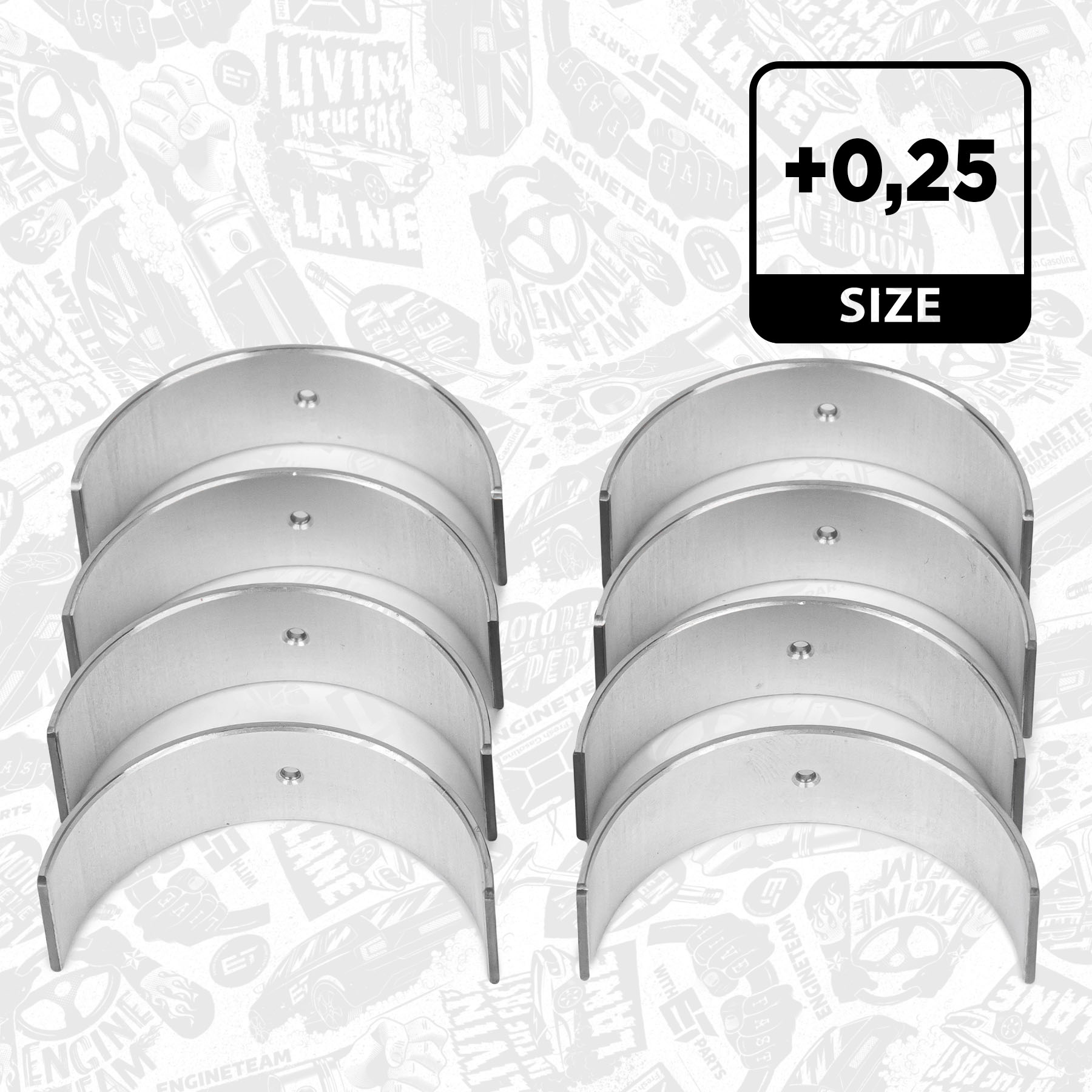 Connecting Rod Bearing Set - LP004325 ET ENGINETEAM - 77836610 | K ...
