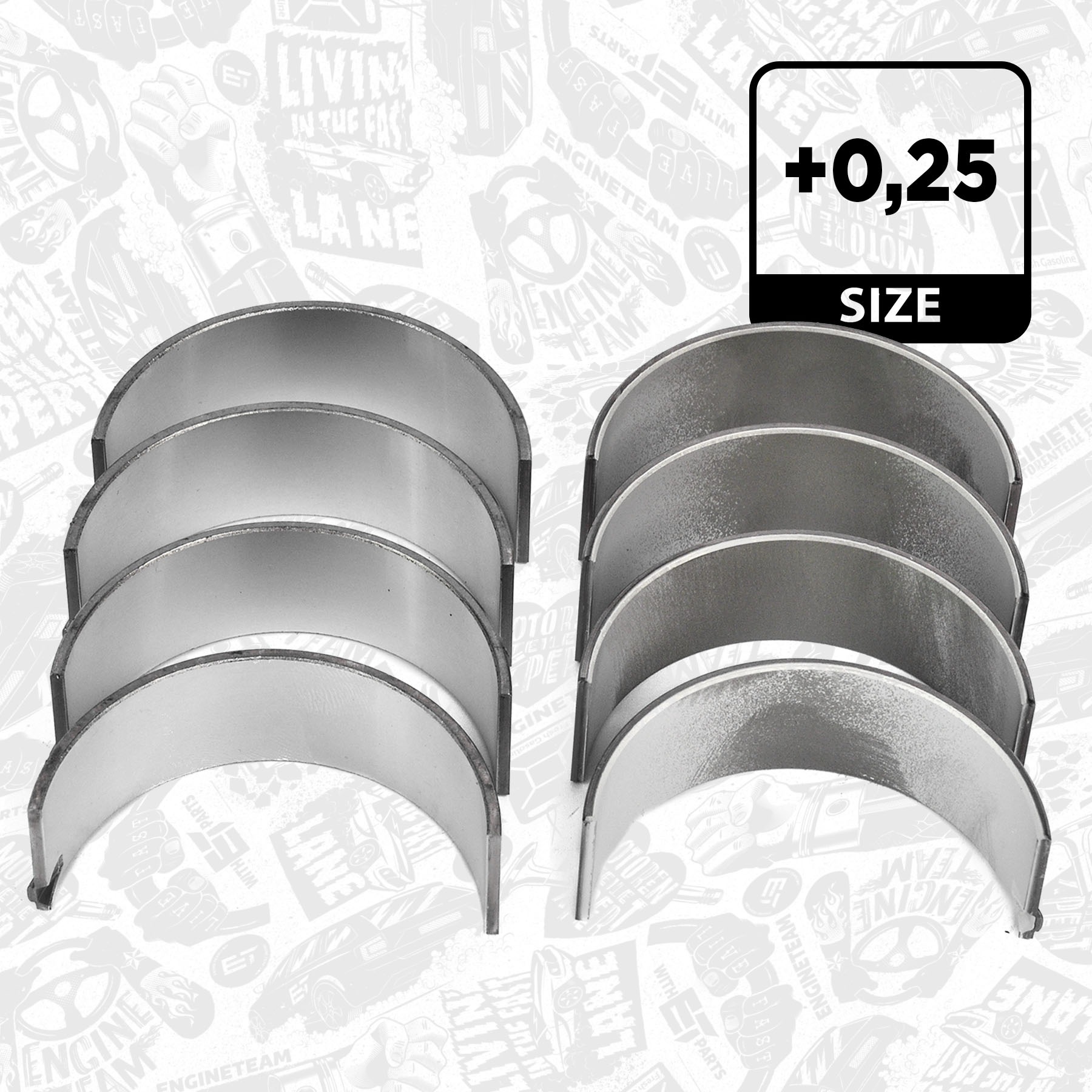 Connecting Rod Bearing Set - LP004425 ET ENGINETEAM - 001PL21831025 ...
