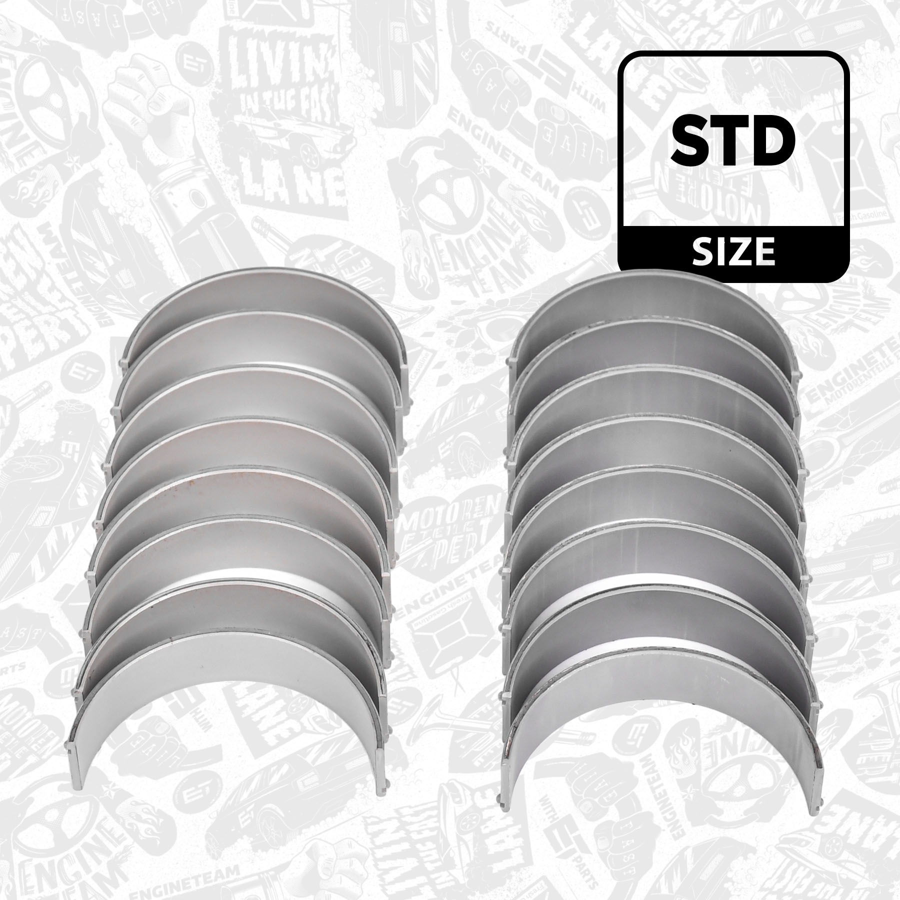 Connecting Rod Bearing Set - LP006300 ET ENGINETEAM - 11247544648 ...
