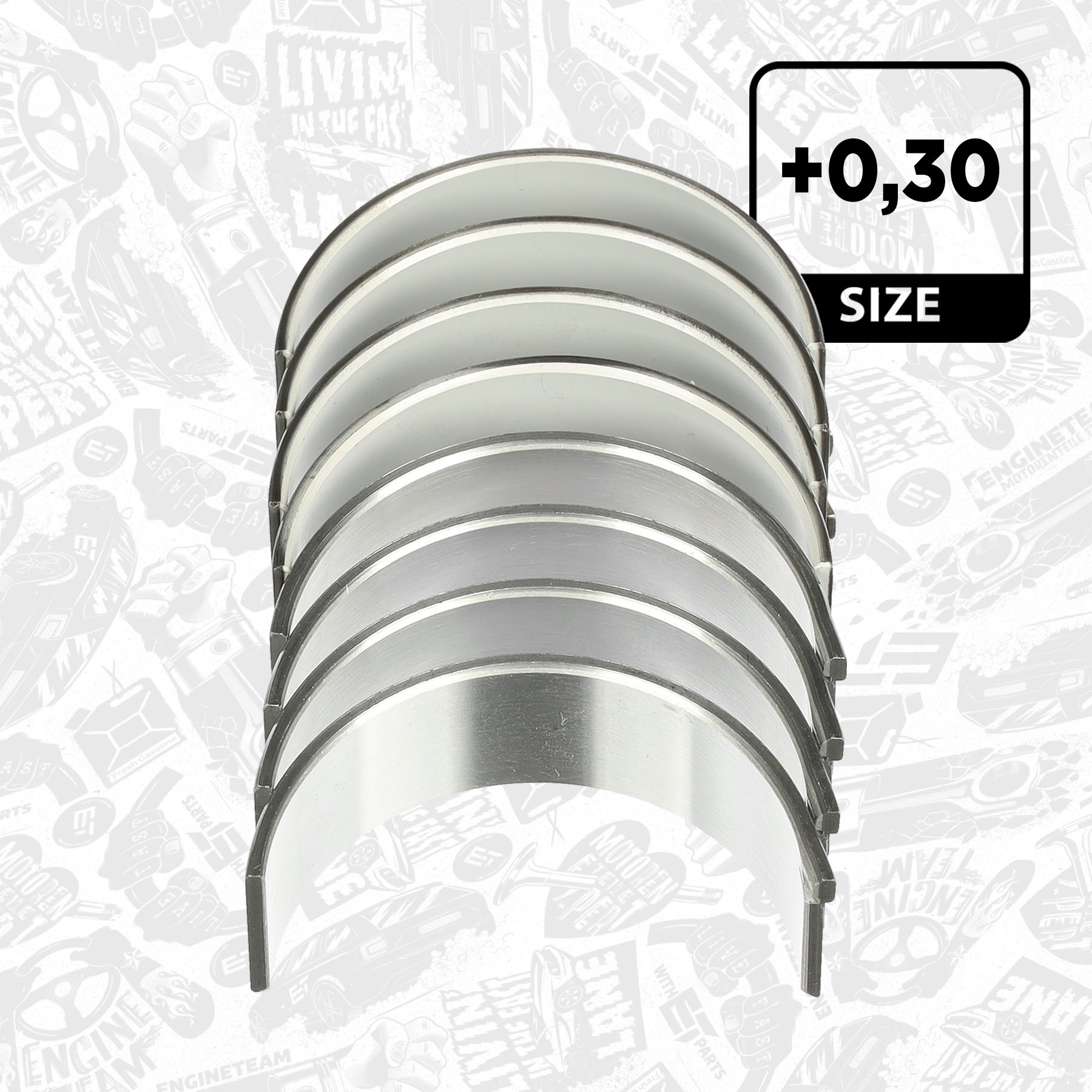 Connecting Rod Bearing Set - LP007330 ET ENGINETEAM | K MOTORSHOP