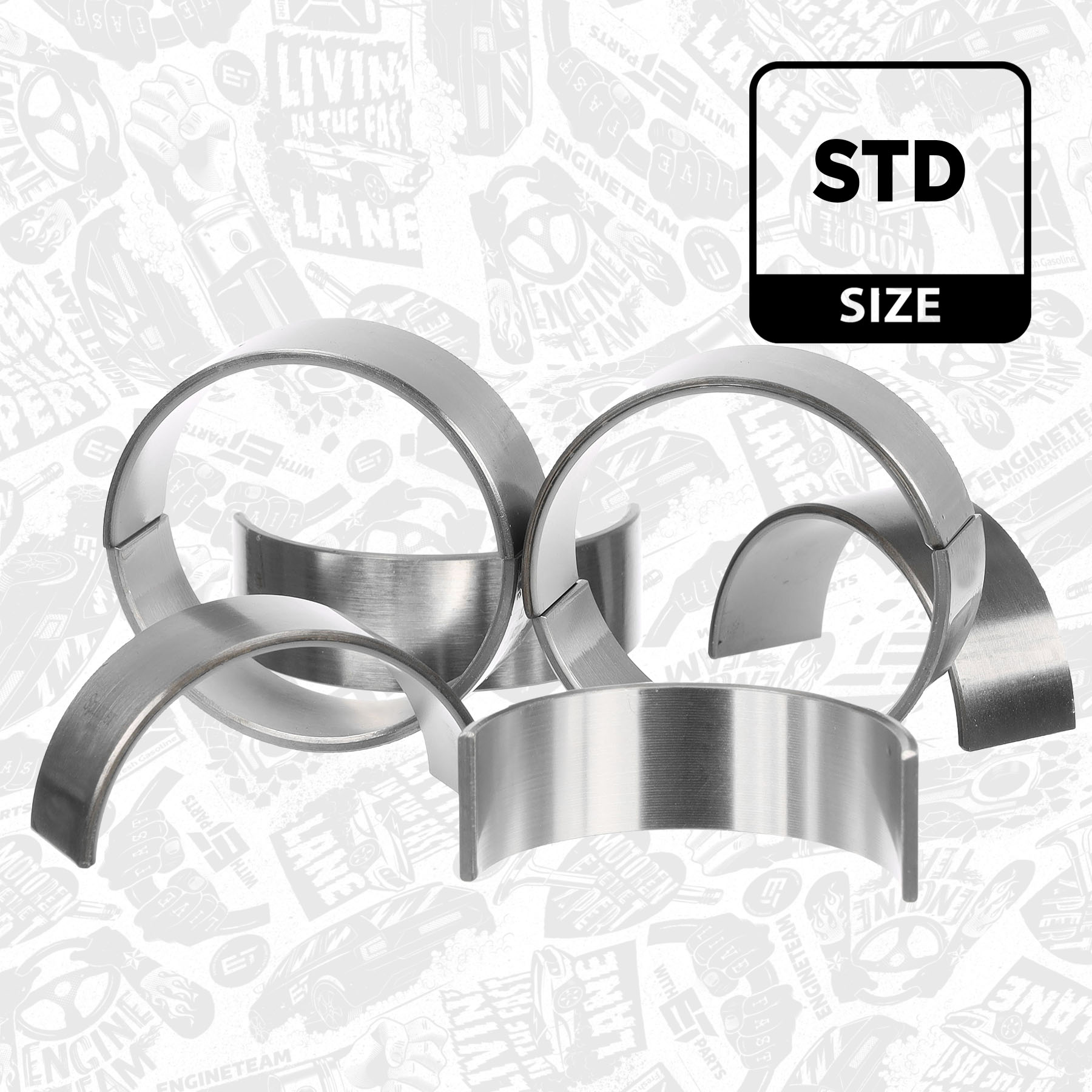 Connecting Rod Bearing Set - LP007600 ET ENGINETEAM - 3553663 ...