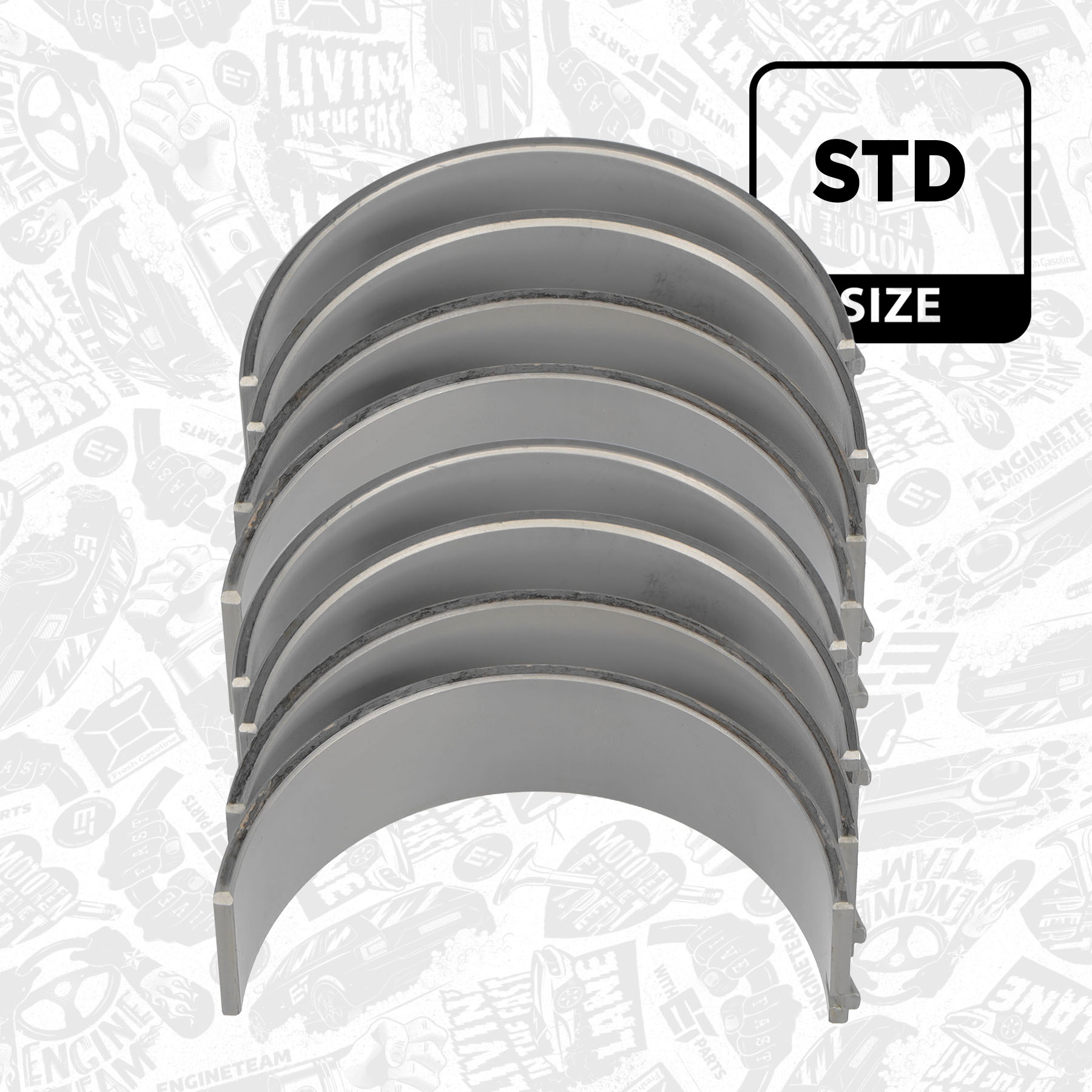 Connecting Rod Bearing Set - LP008100 ET ENGINETEAM - 11247576714 ...