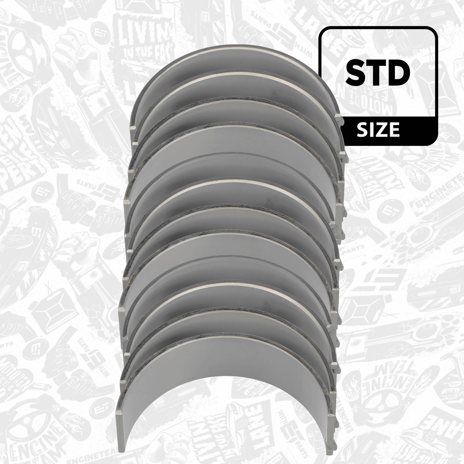 Connecting rod bearing set - LP008200 ET ENGINETEAM | K MOTORSHOP s.r.o.