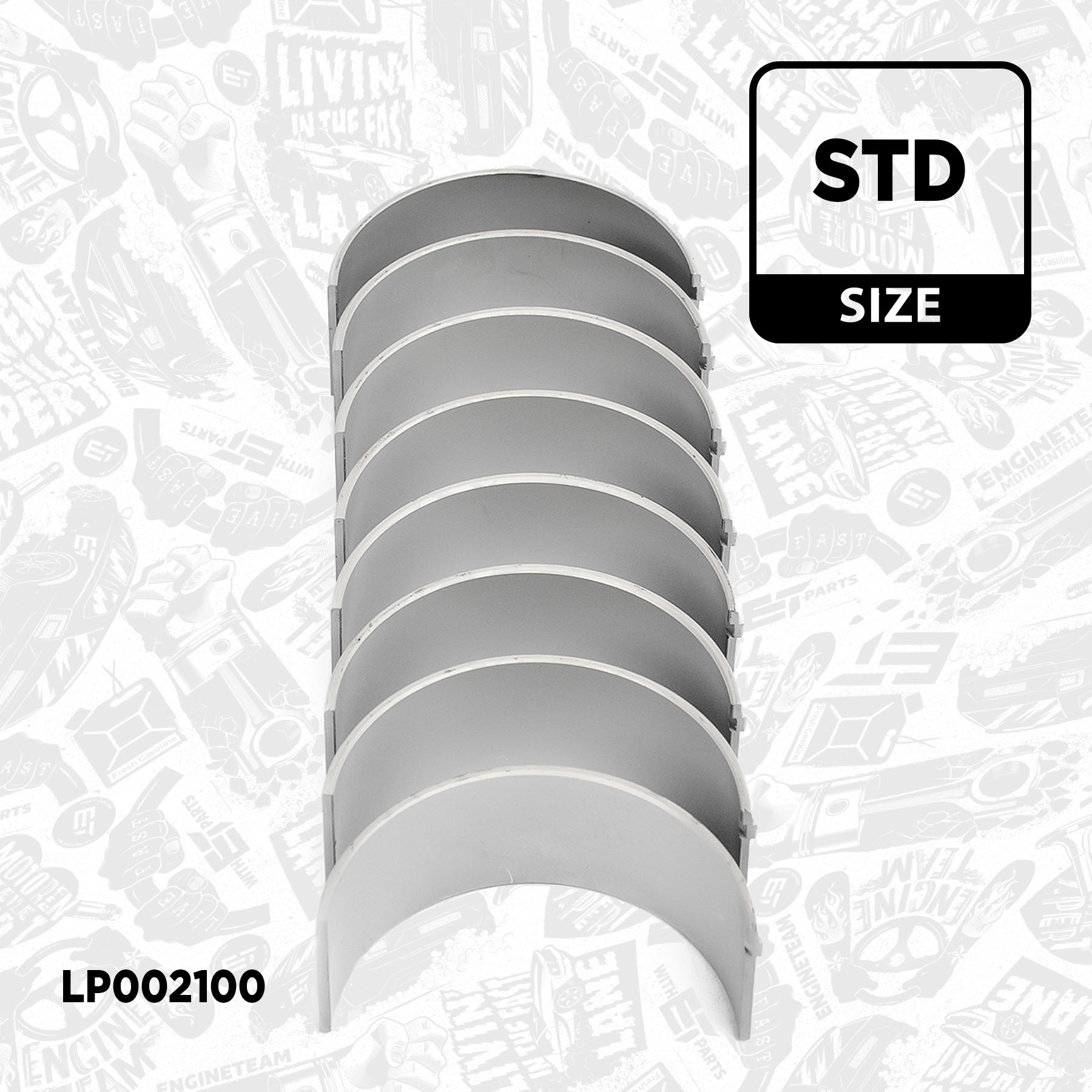 Bearing set - LX000200 ET ENGINETEAM - 21020-27900, 23060-27900, 23060 ...