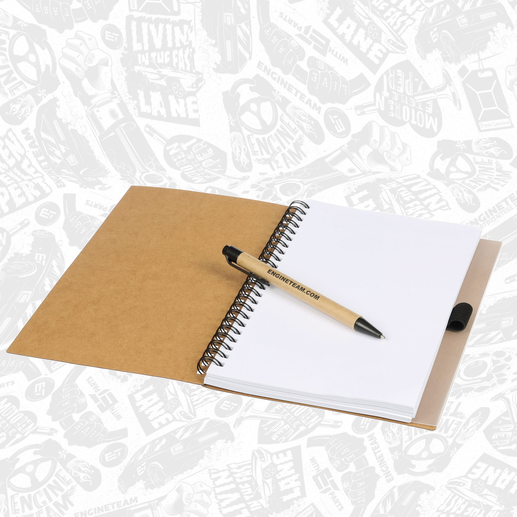 Notepad A5 + pencil, ET design - ME0003 ET ENGINETEAM | K MOTORSHOP
