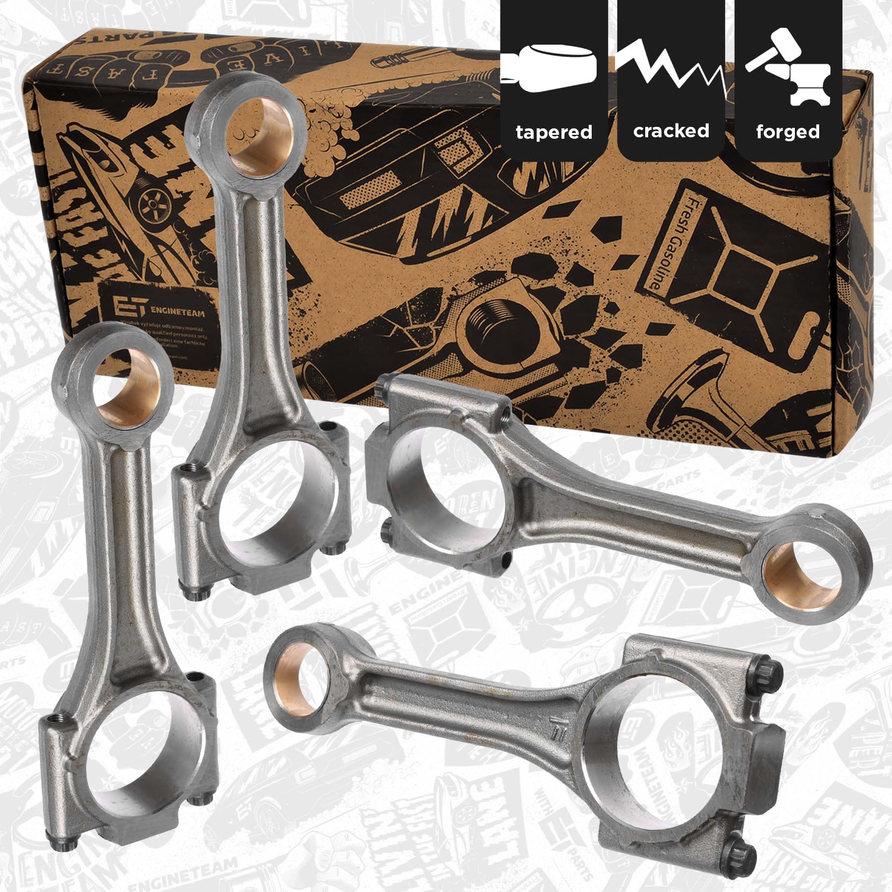 Connecting Rod - OM0029VR1 ET ENGINETEAM - 038105401G, 40650, CO002700 ...