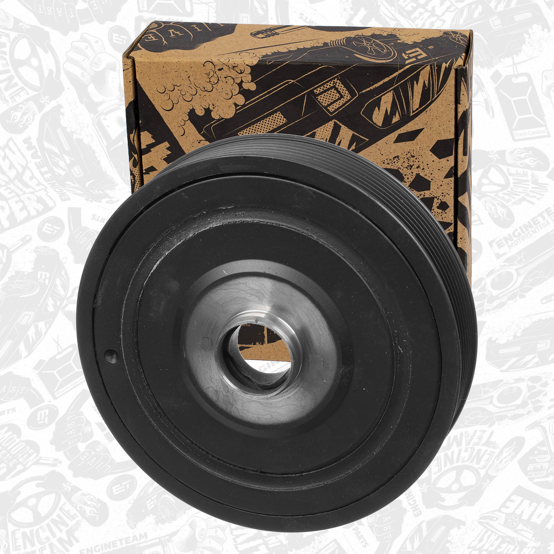 Belt Pulley, crankshaft - PC0006 ET ENGINETEAM - 8200457775, 8200523072 ...