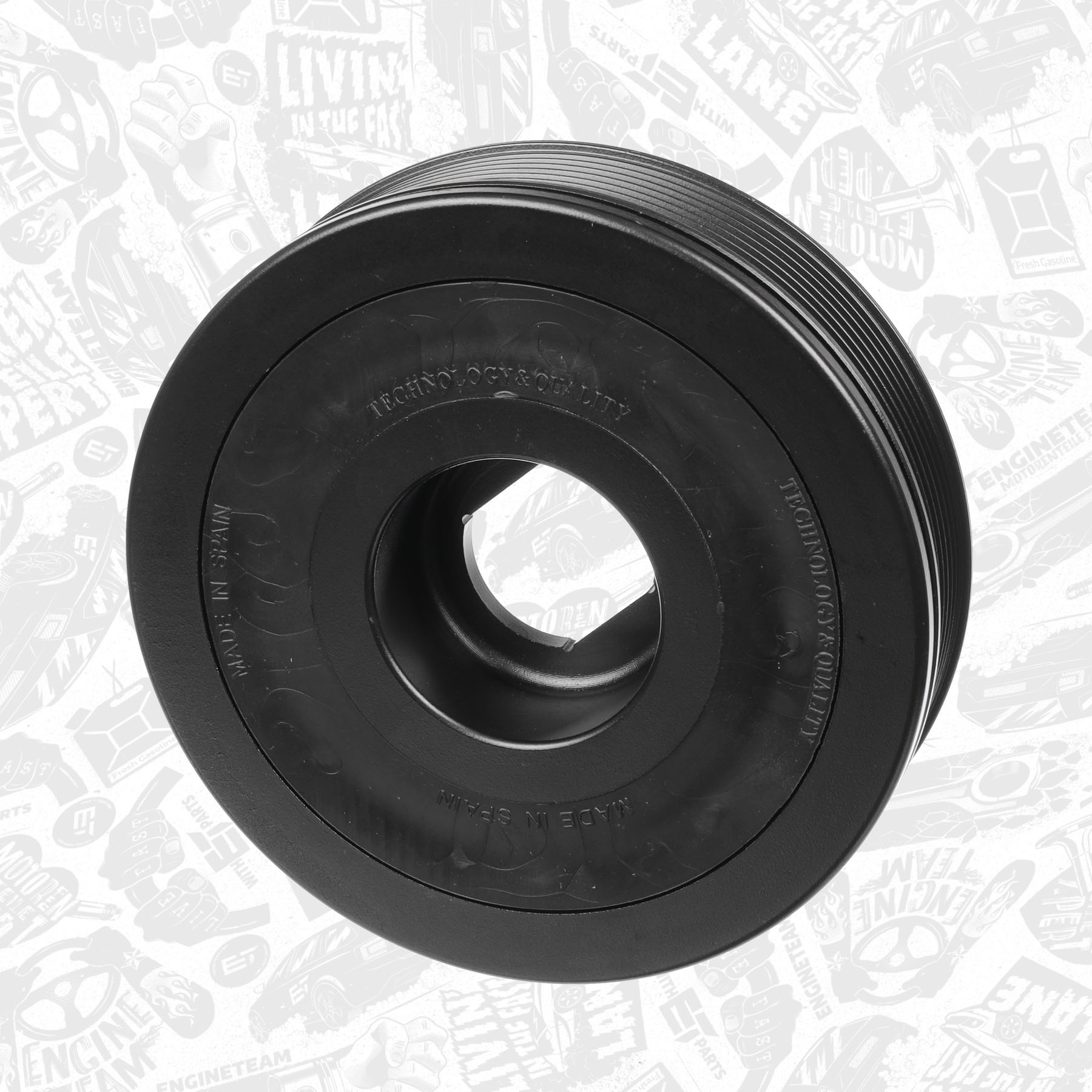 Belt Pulley, crankshaft - PC0010 ET ENGINETEAM - 8200767762, 8200361247 ...