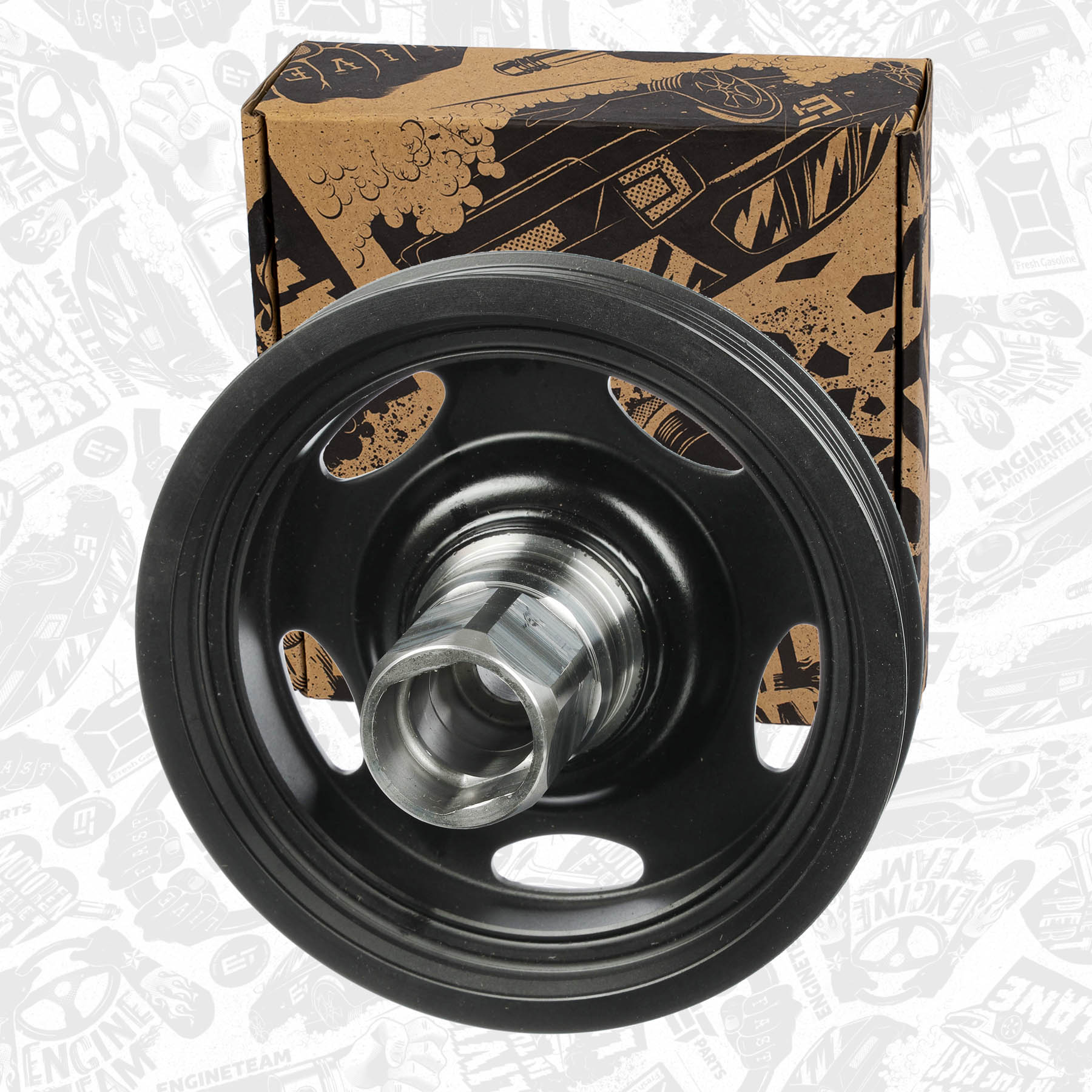 Belt Pulley, crankshaft - PC0026 ET ENGINETEAM - 0615026, 55571402 ...