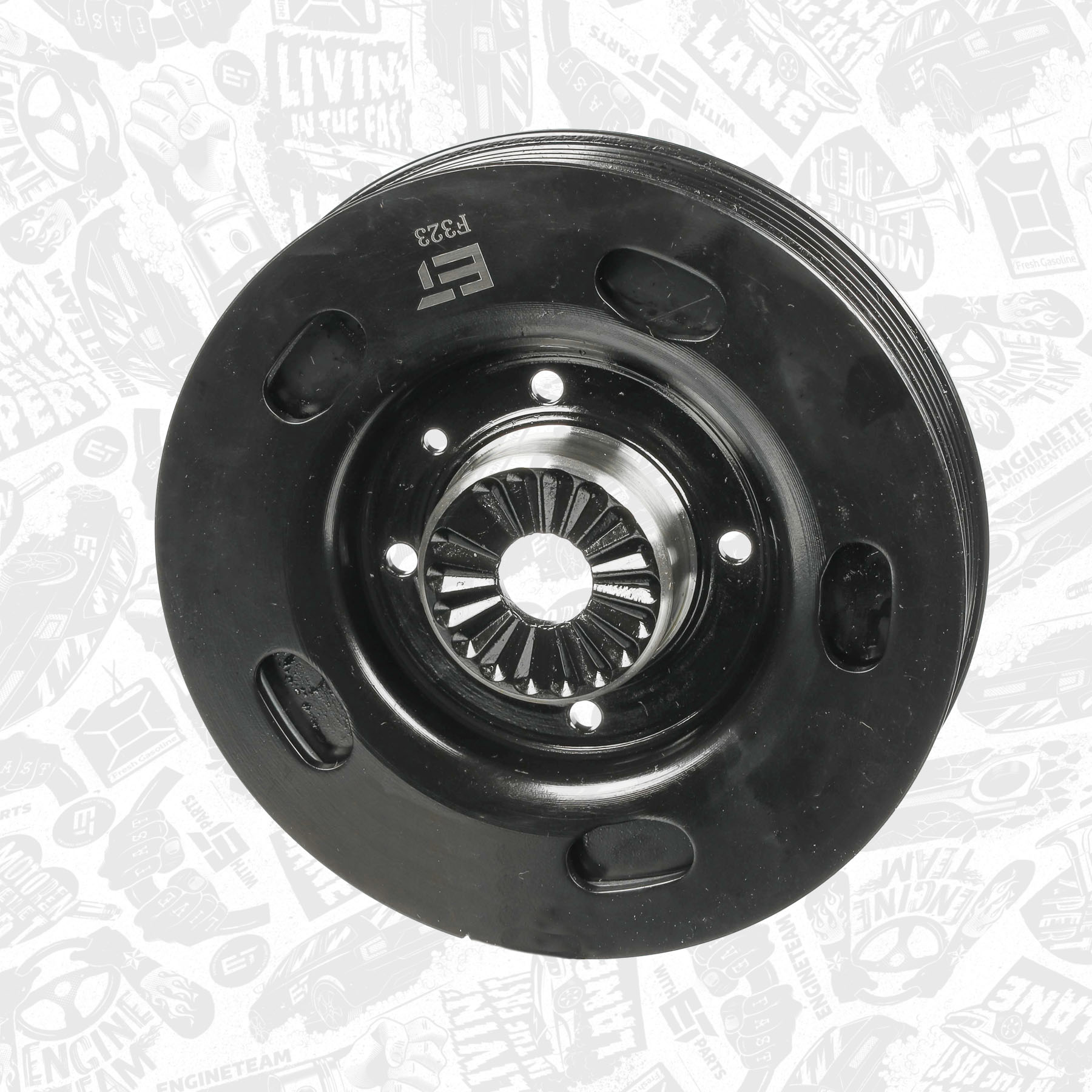Belt Pulley, crankshaft - PC0028 ET ENGINETEAM - 06H105243K, 06H105243G ...