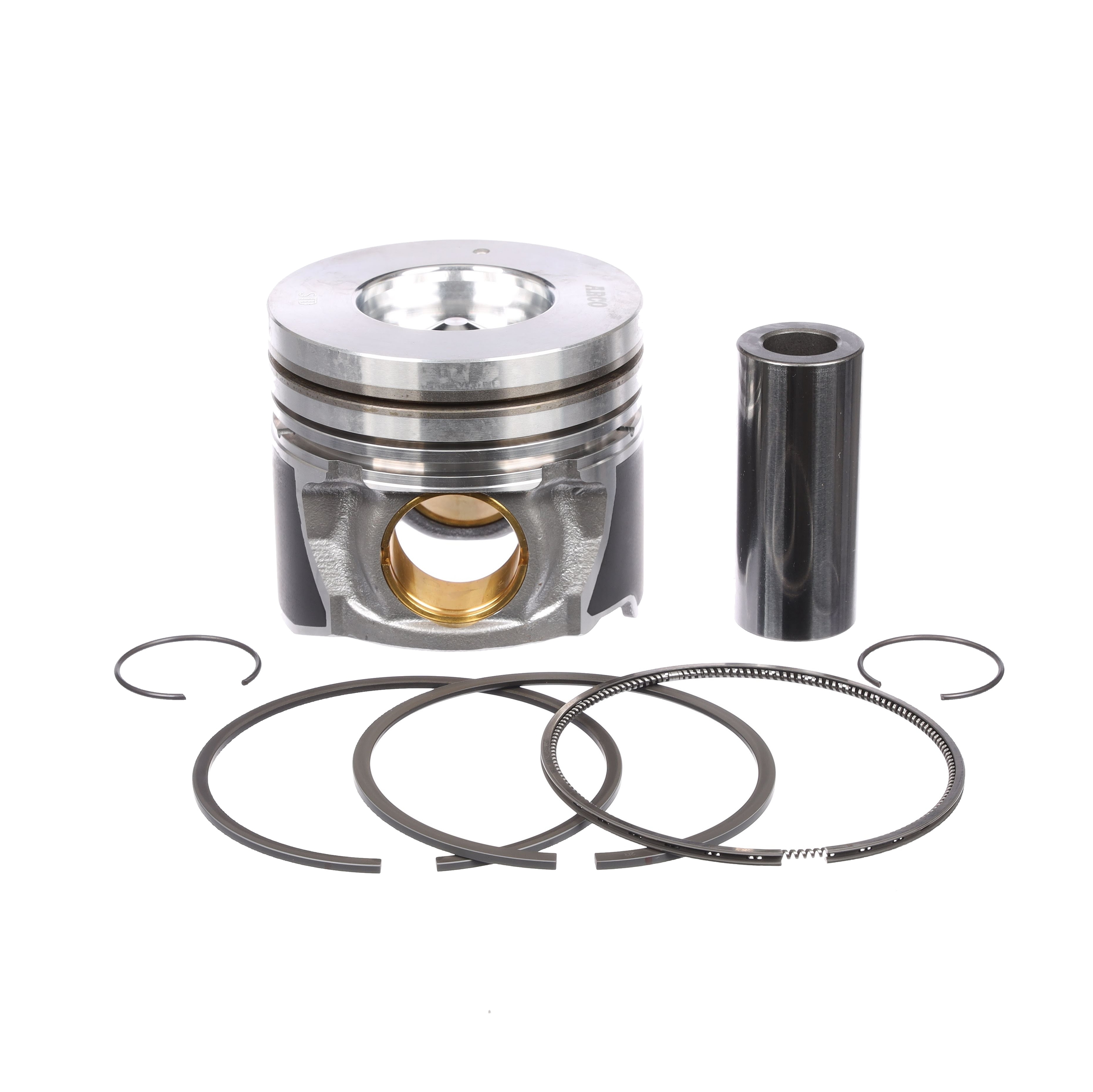 Piston with rings and pin - PM002950 ET ENGINETEAM - 23410-27934 ...