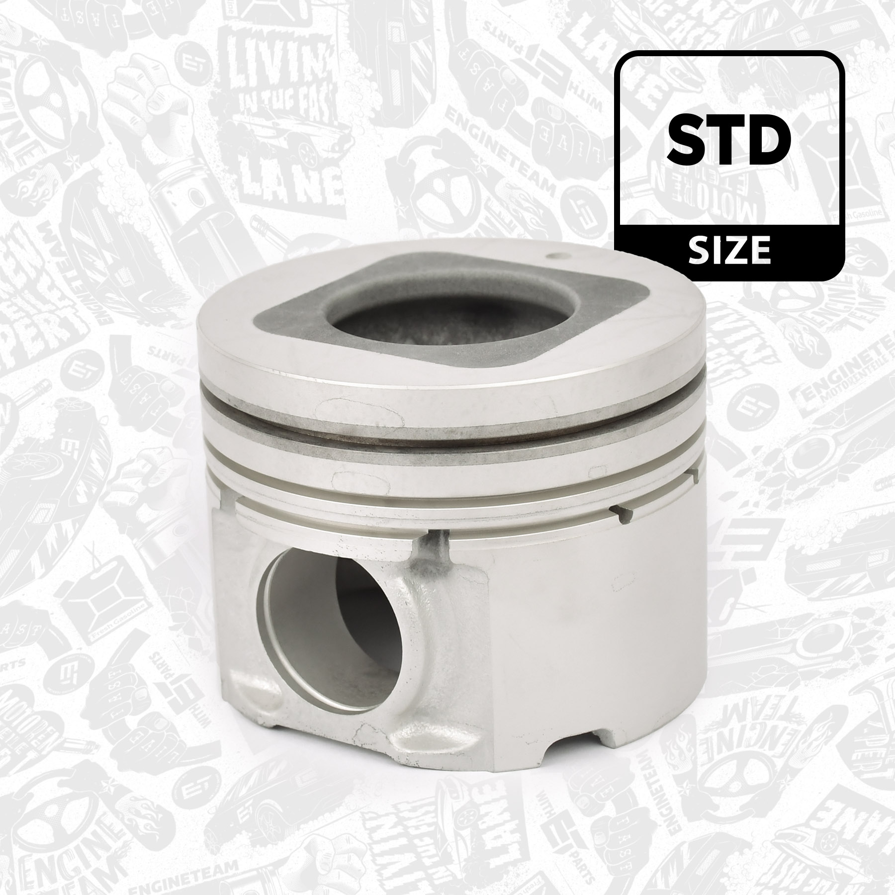 Piston - PM004300 ET ENGINETEAM - 12010-VC111, 12010-VC112, 12010-VK610 ...