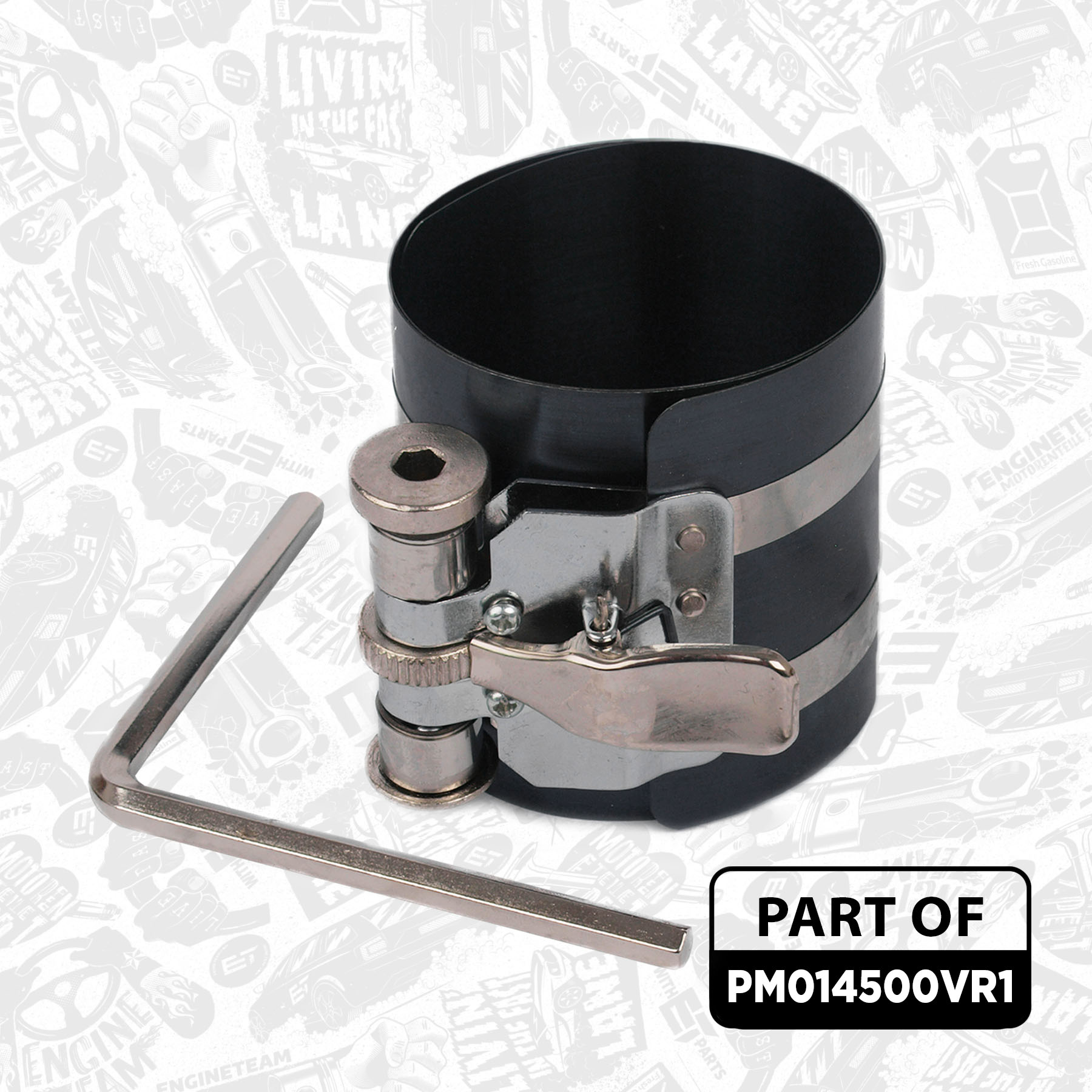 Piston Set - PM014500VR1 ET ENGINETEAM - 55565420, 55580179, 55580184 ...