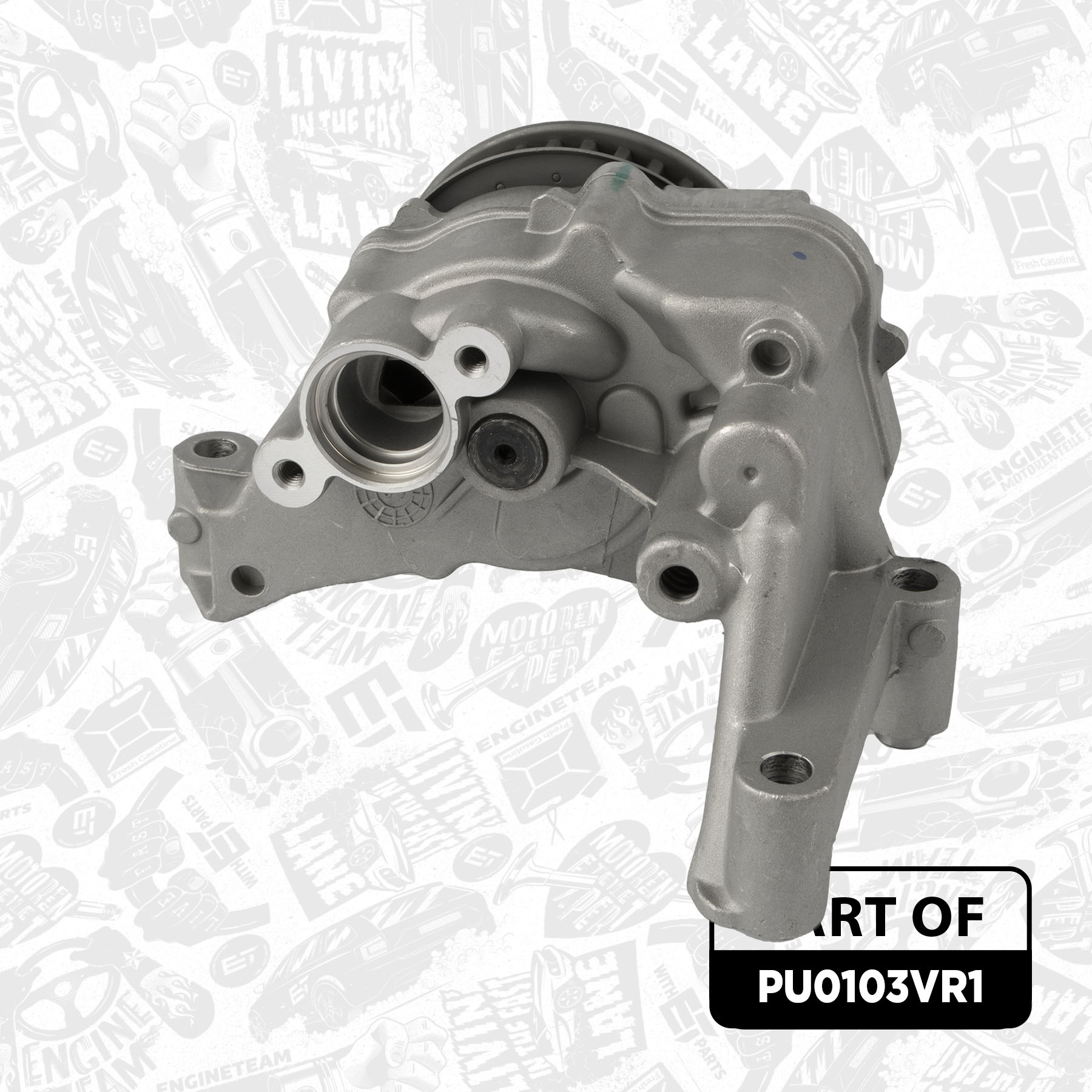 Oil Pump + timing belt - PU0103VR1 ET ENGINETEAM - 03L115105B ...