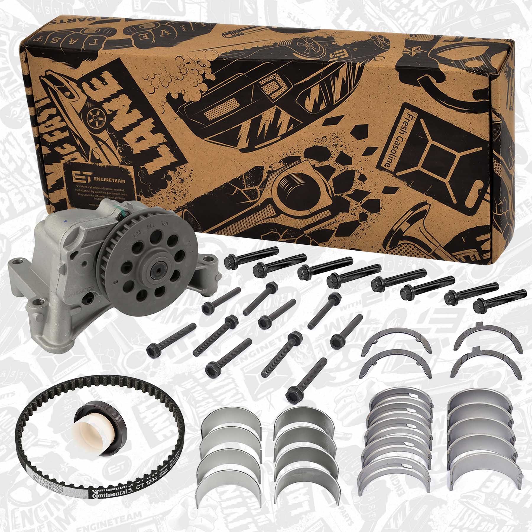 Oil Pump set - PU0103VR2 ET ENGINETEAM - 03L115105B, 03L115264A ...