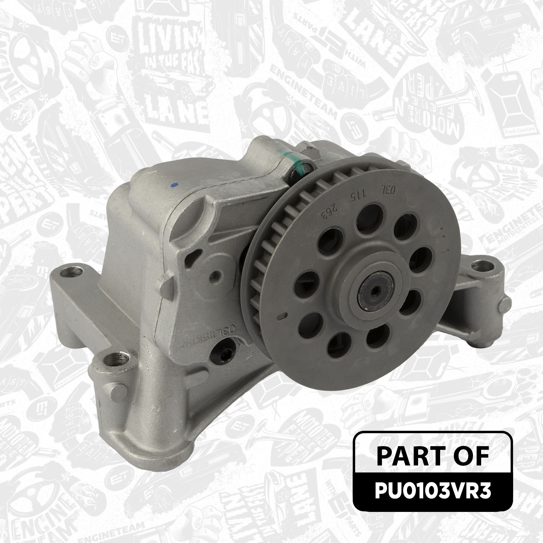 Oil Pump set - PU0103VR3 ET ENGINETEAM - 03L115105B, 03L115264A ...