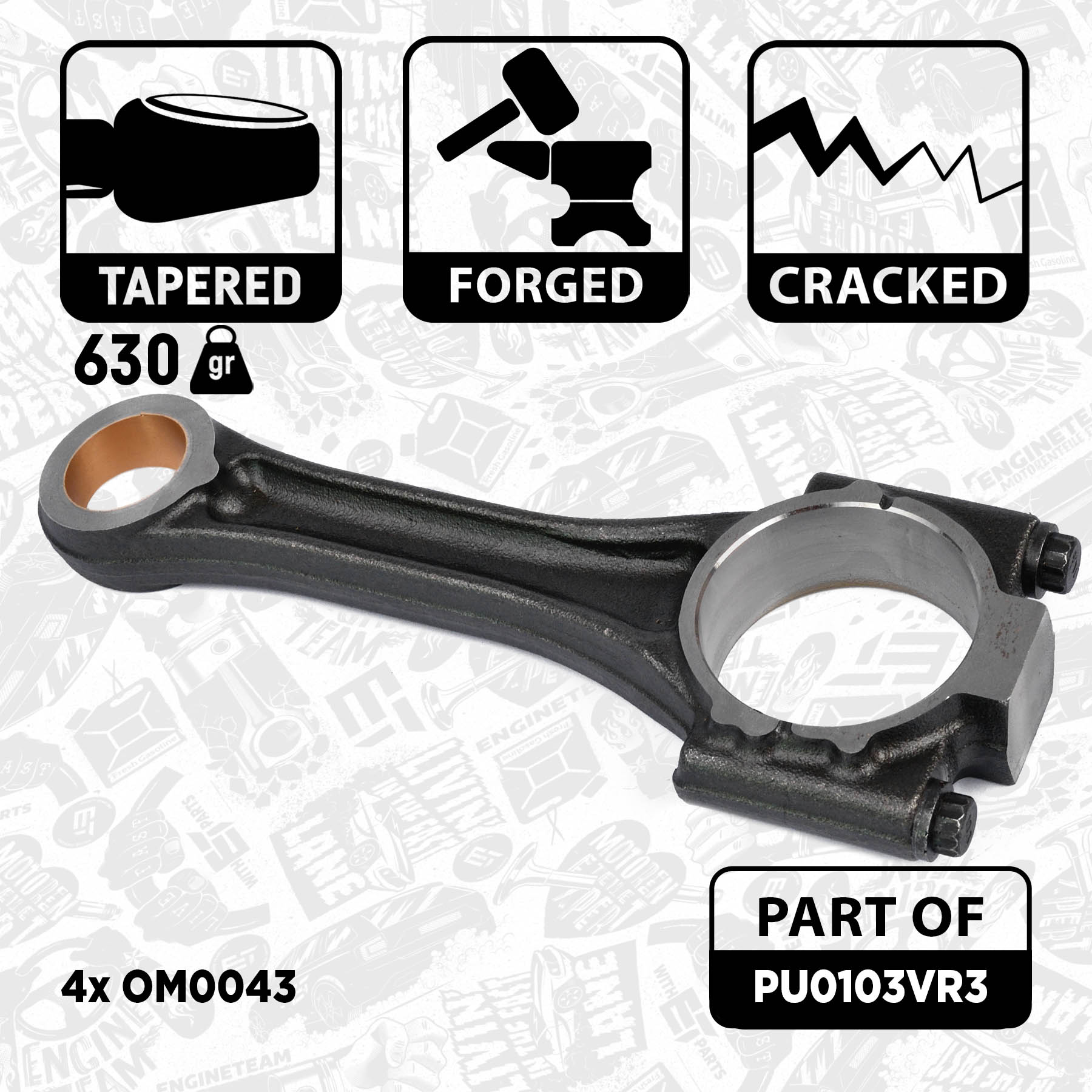 Oil Pump set - PU0103VR3 ET ENGINETEAM - 03L115105B, 03L115264A ...