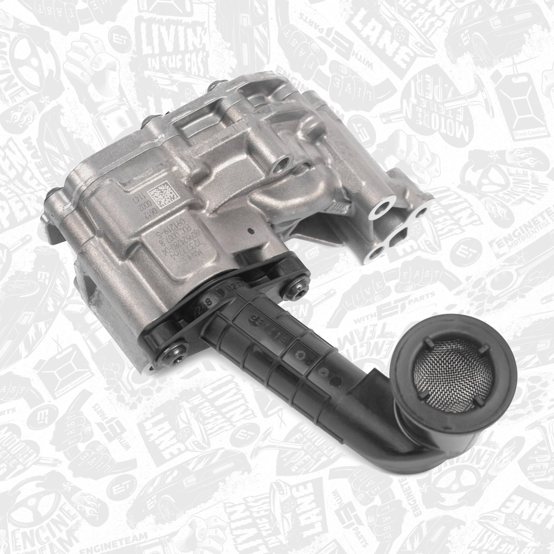 Oil Pump, long pipe - PU0136 ET ENGINETEAM - 9809524280, 9805075380 ...
