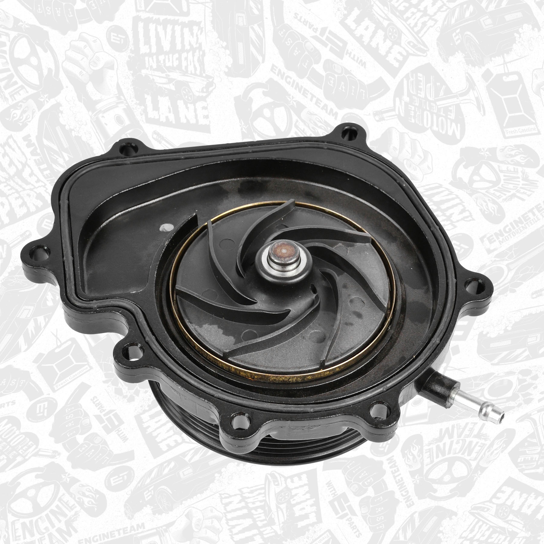 Water Pump, engine cooling - PW0003 ET ENGINETEAM - 6512001101 ...