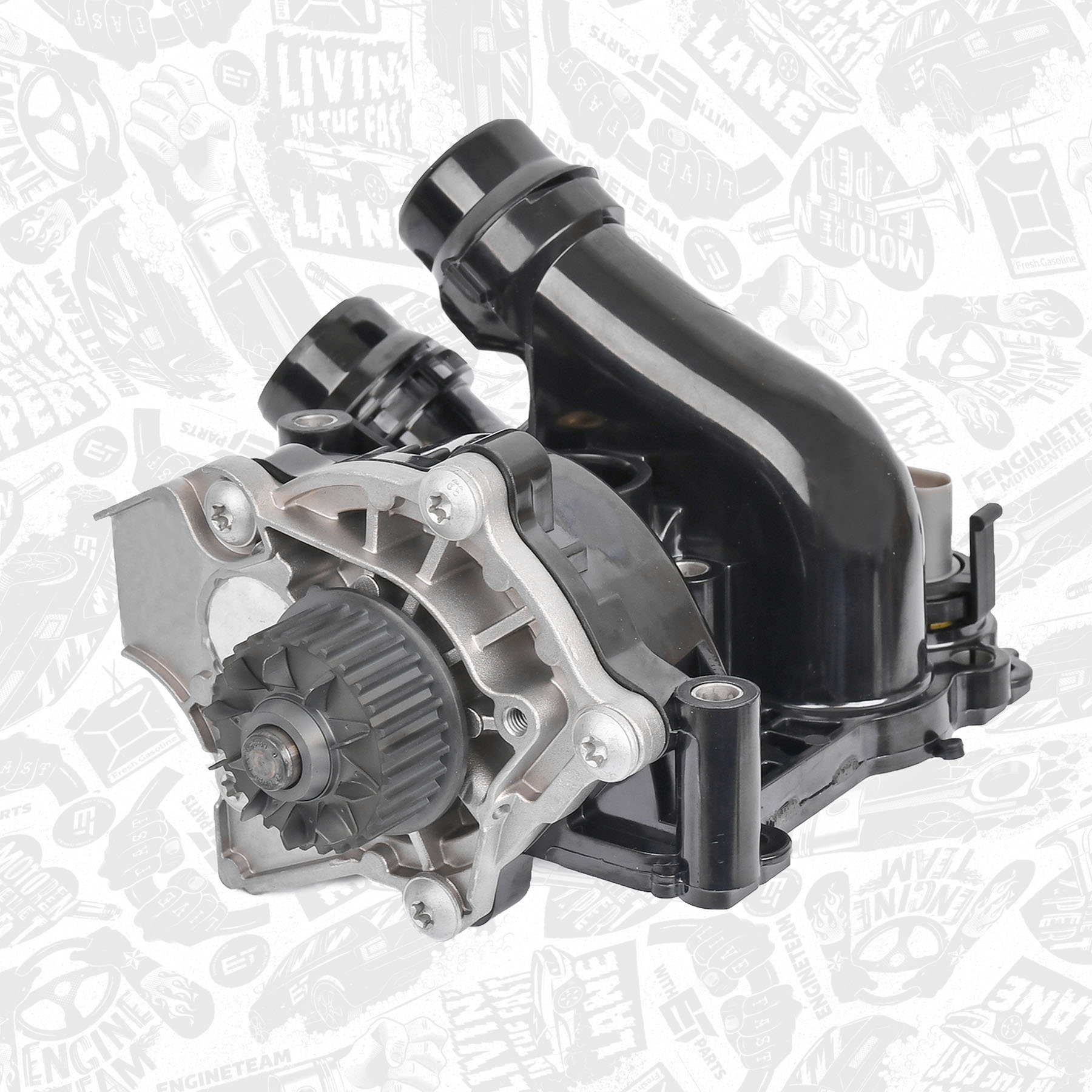 Water Pump, engine cooling - PW0009 ET ENGINETEAM - 06H121026AB ...