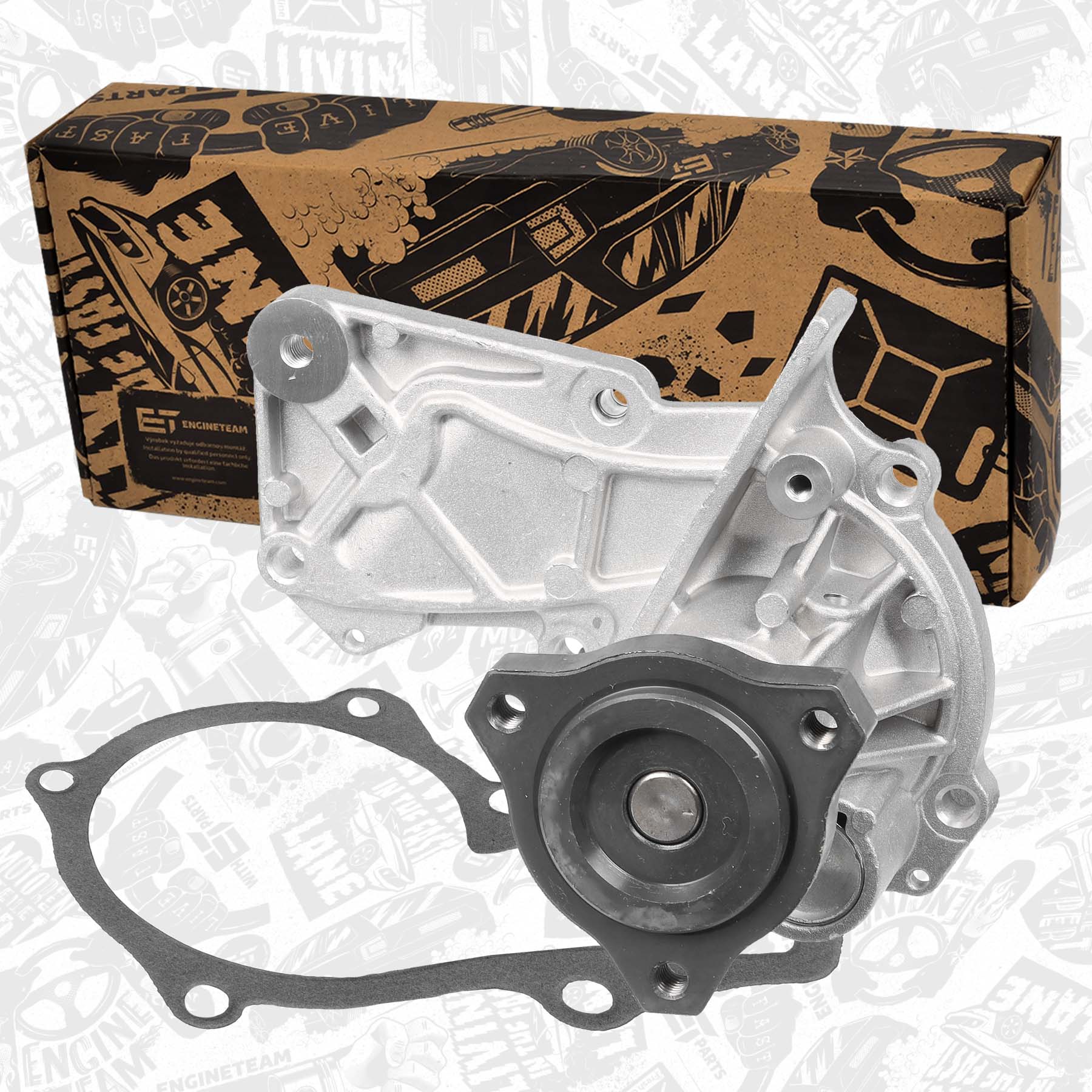 Water Pump, engine cooling - PW0018 ET ENGINETEAM - DS7G8501BA ...