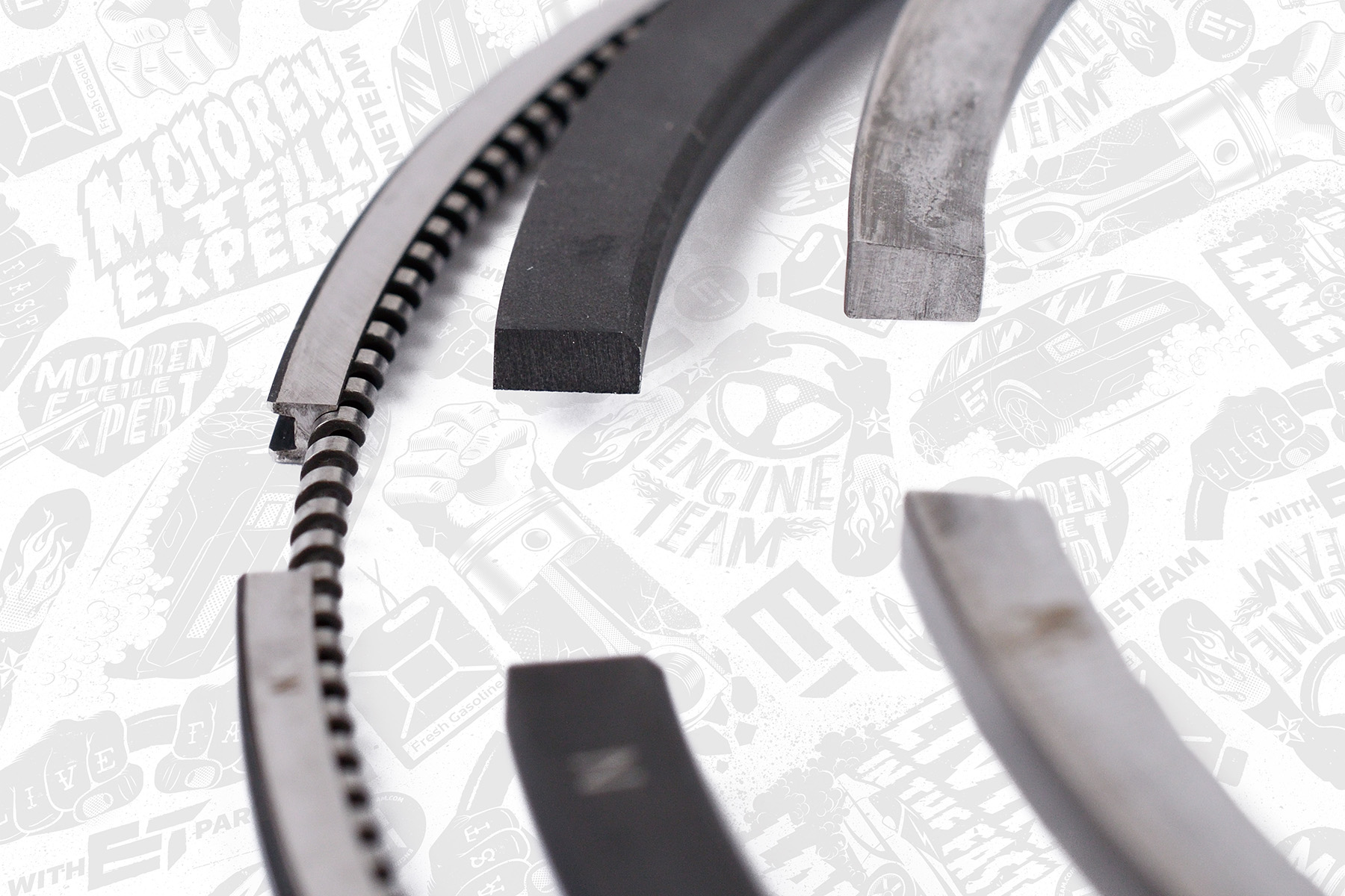 Piston Ring Kit - R4001500 ET ENGINETEAM - 12033-DB010, 12033-VK610 ...