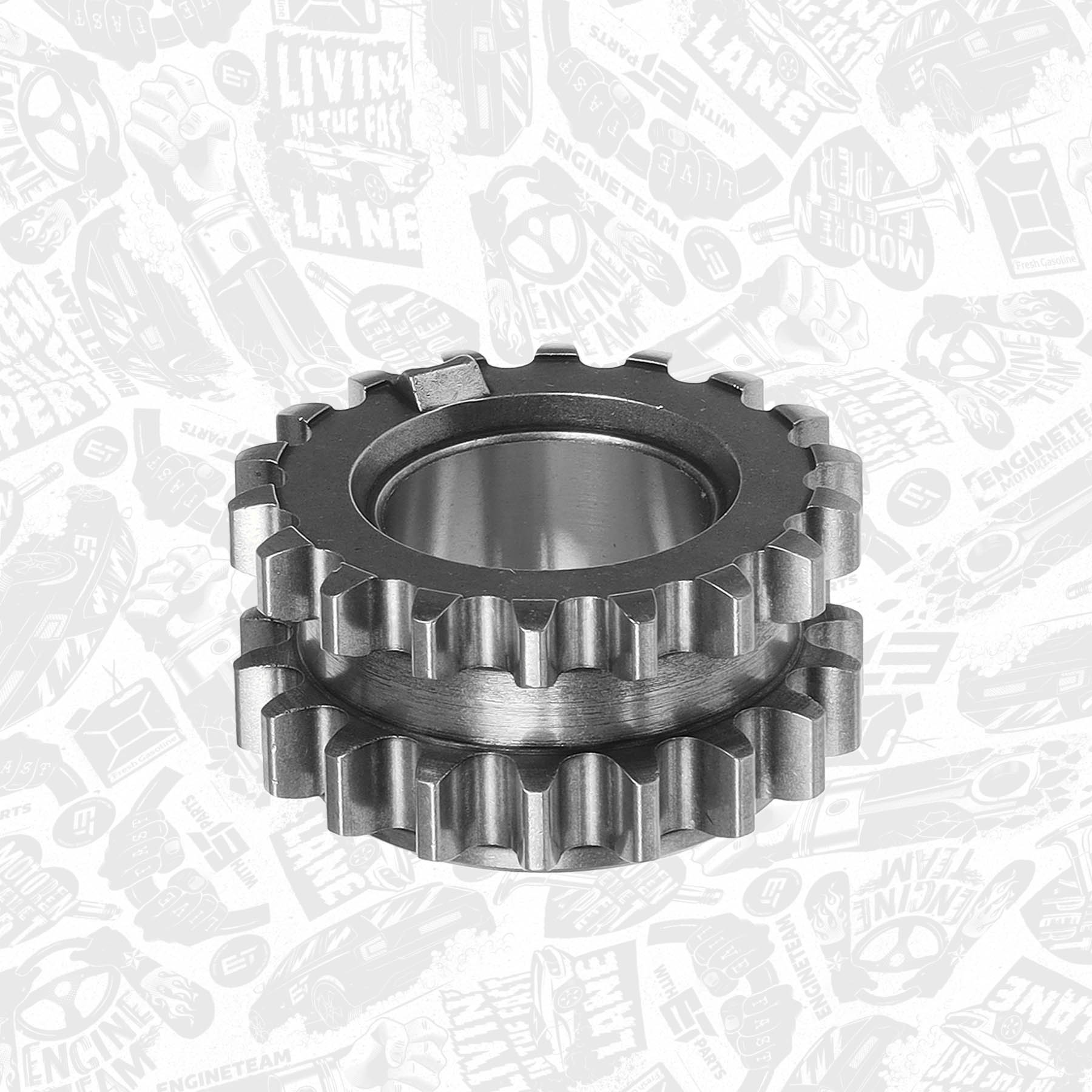 Gear, crankshaft, 18/18 teeth - RG0001 ET ENGINETEAM - 03C105209AQ ...