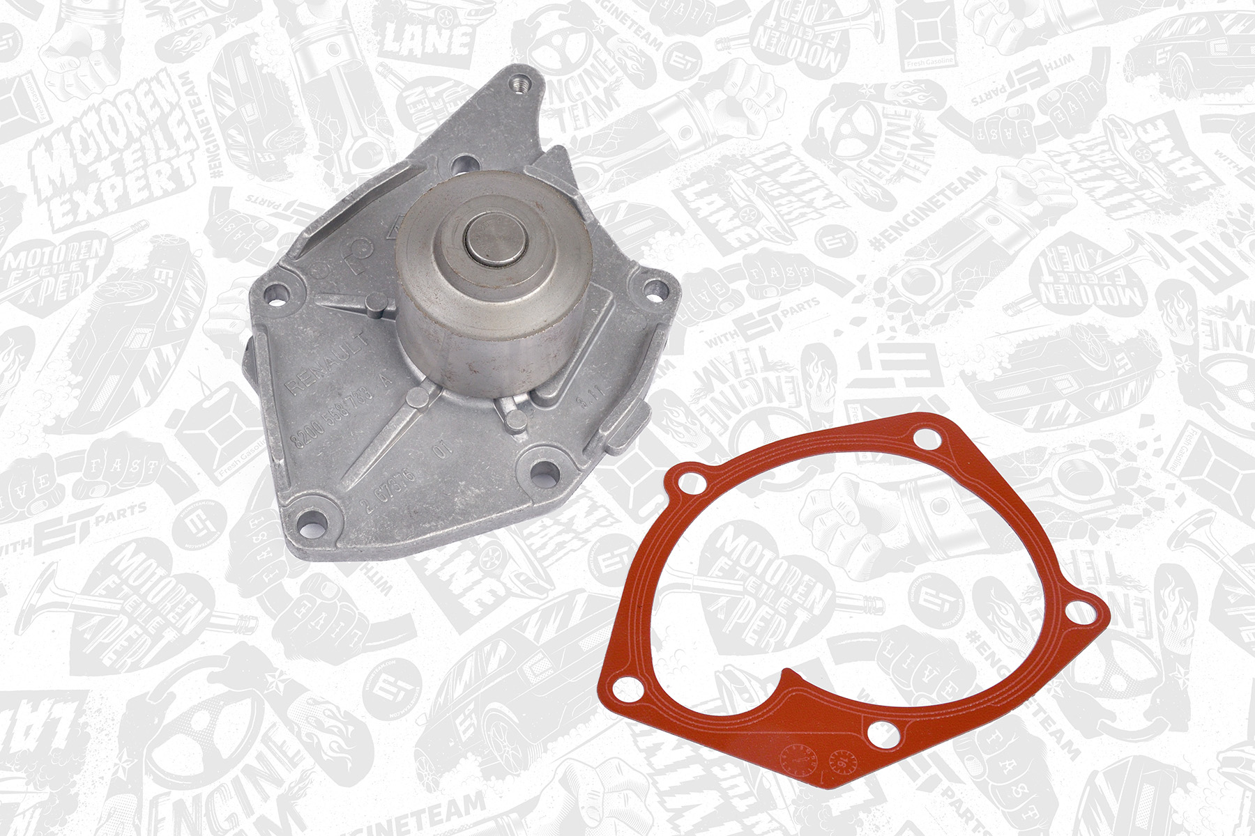 Water Pump & Timing Belt Kit - RM0009 ET ENGINETEAM - 7701477028 ...