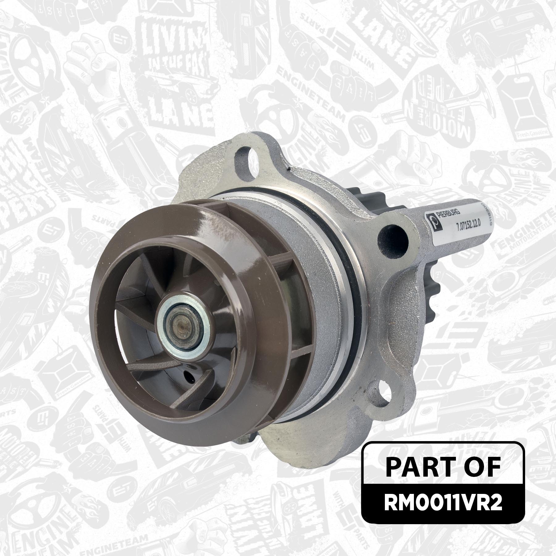 Water Pump & Timing Belt Kit - RM0011VR2 ET ENGINETEAM - 038121011C ...