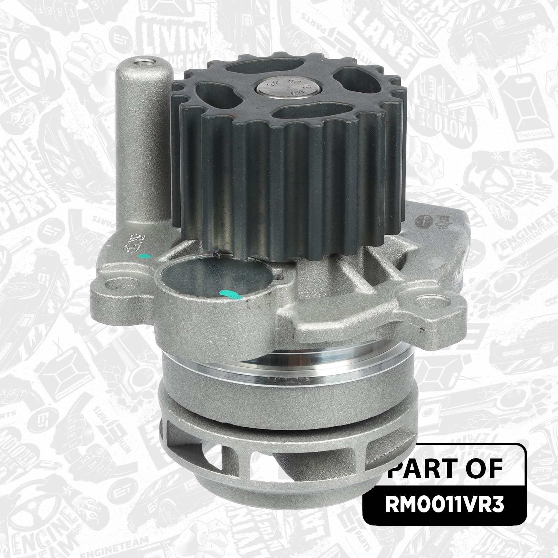 Water Pump & Timing Belt Kit - RM0011VR3 ET ENGINETEAM - 038121011C ...